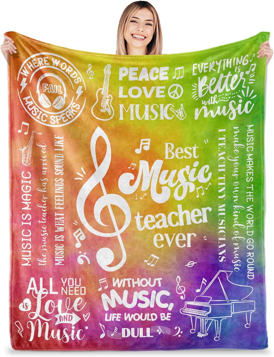 Music Teacher Gifts 60X50 - Walmart.com