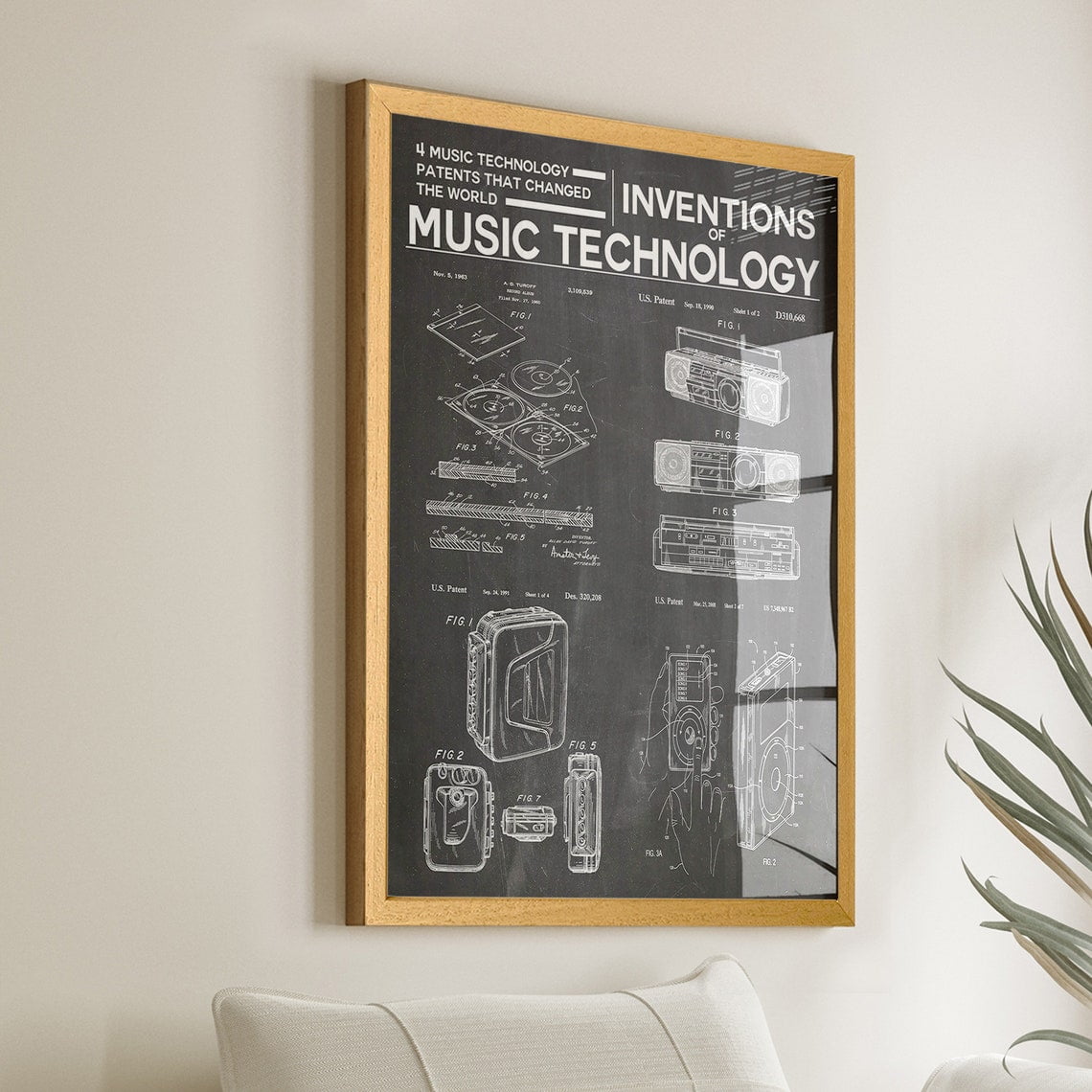 Music Technology Evolution Posters - Music Invention Prints - Retro ...