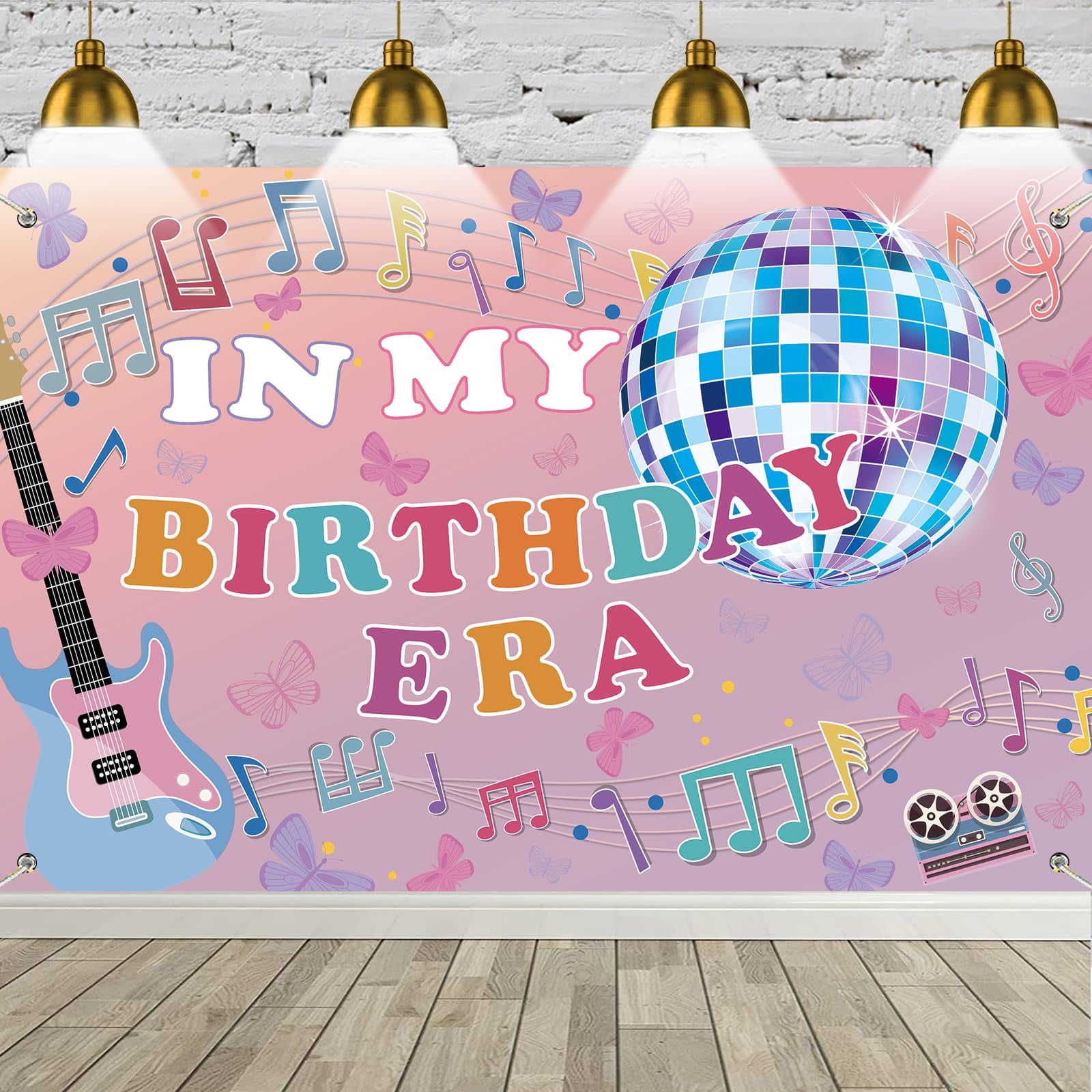 Music Theme Birthday Party Backdrop Photography Background in My ...