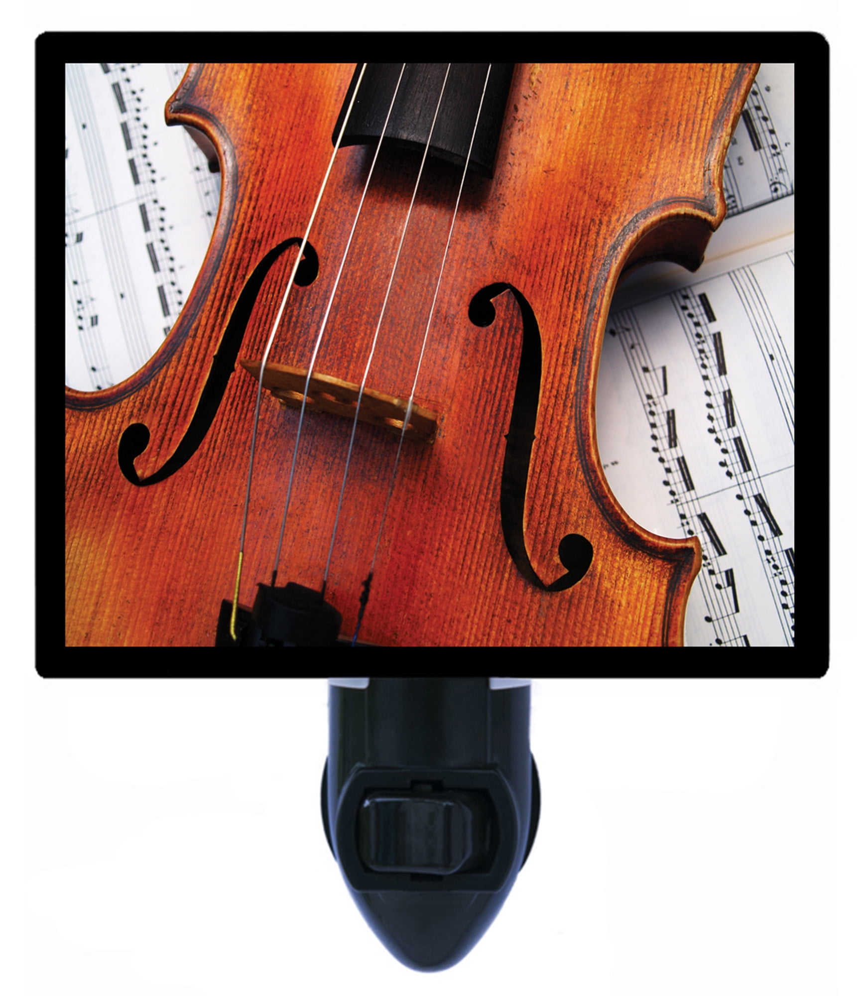 Music Themed Night Light Plus Extra Free Switchable Insert. 4 Watt Bulb ...