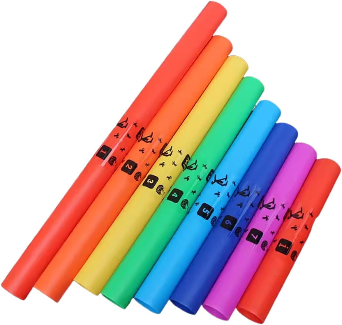 Music Tubes Classroom Instruments Early Learning Teaching Tools 8 Tones ...