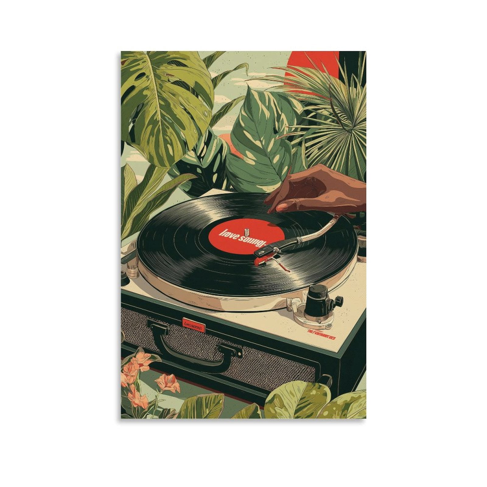 Music Vinyl Record Posters Wall Art Decorative Posters Room, Bathroom ...