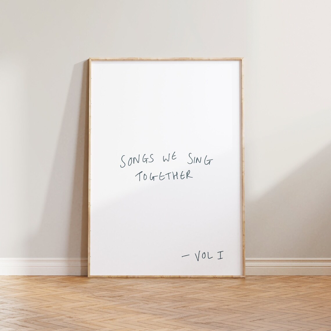 Music Wall Art, Music Print Print, Minimalist Hand Written Quote Print ...