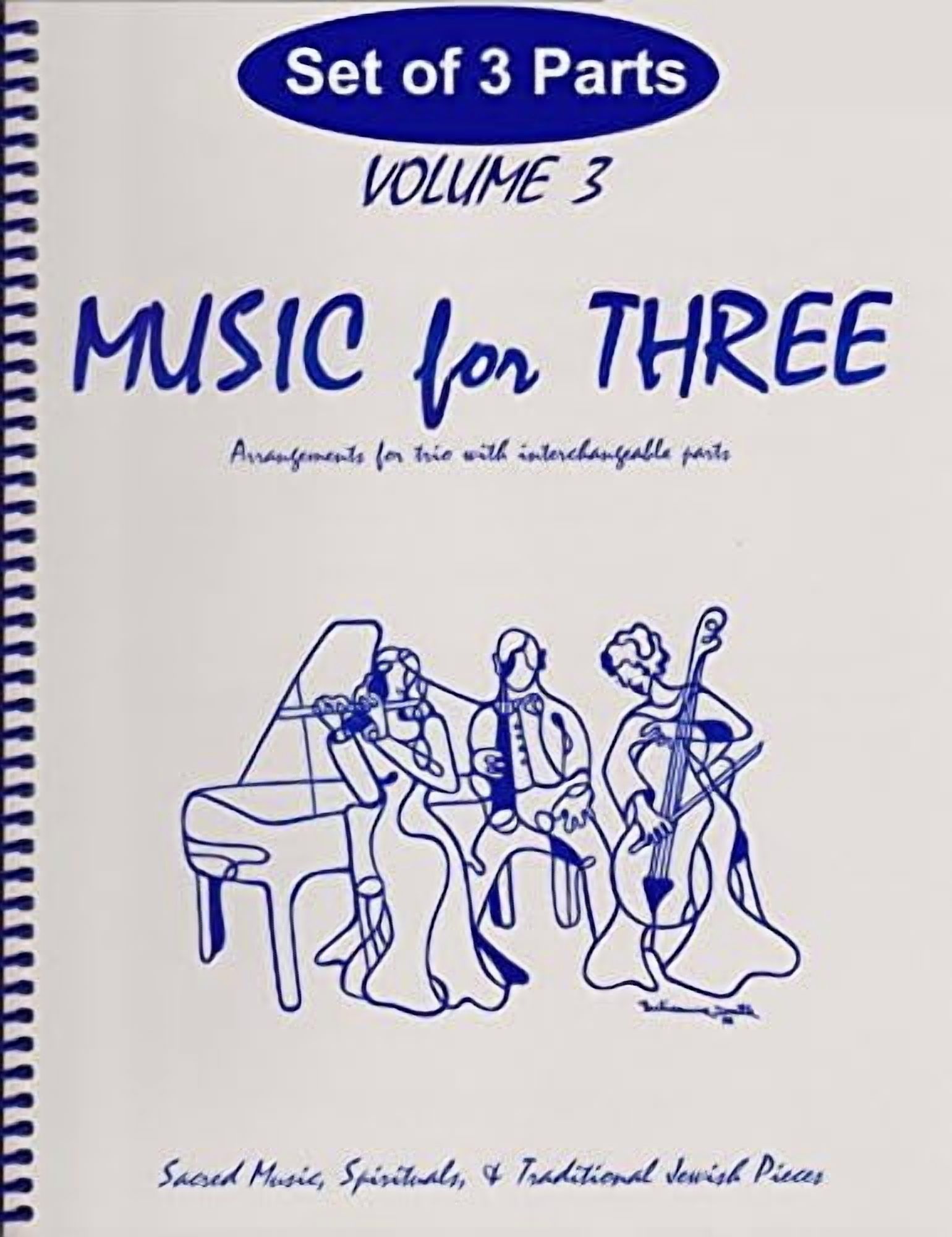 Music for Three, Vol. 3: SET of 3 Parts Sacred Music, Spirituals ...
