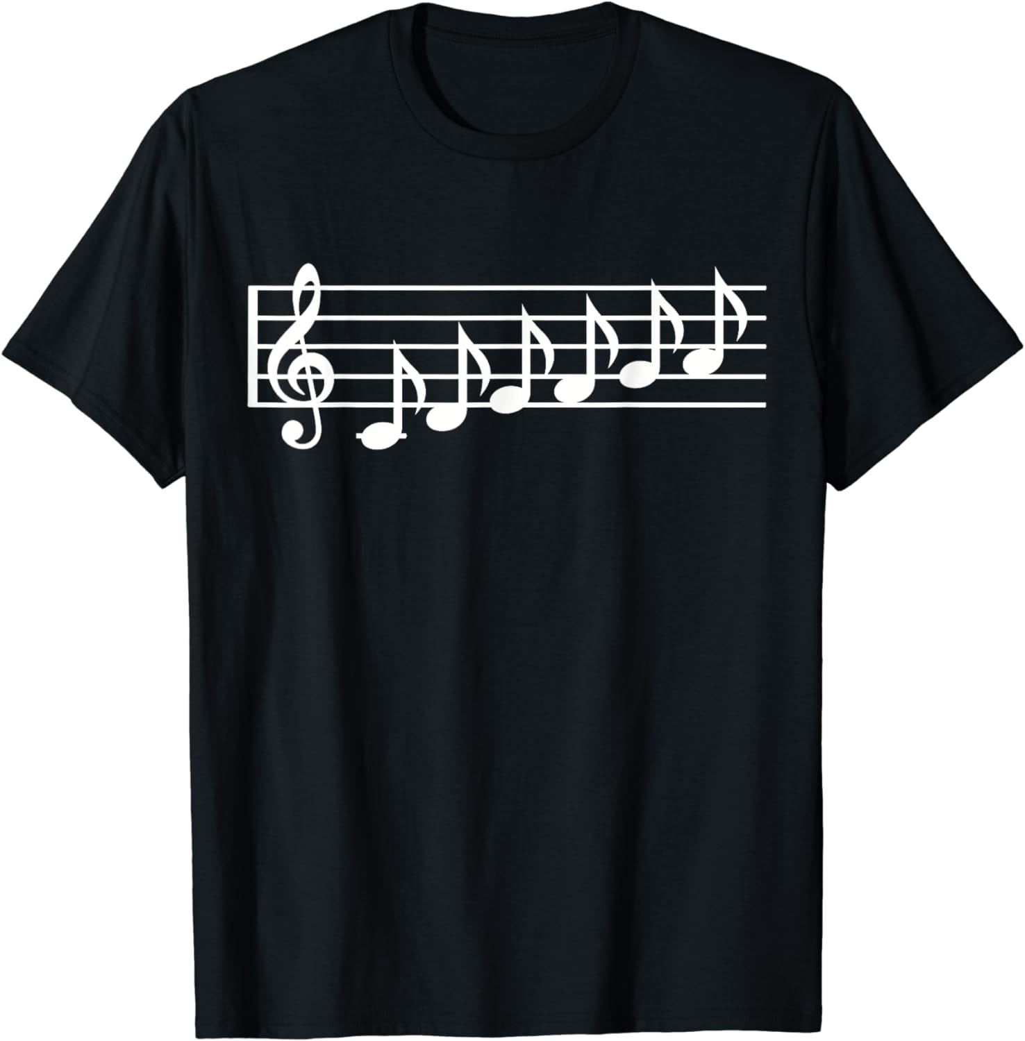 Music notes T-Shirt - Walmart.com