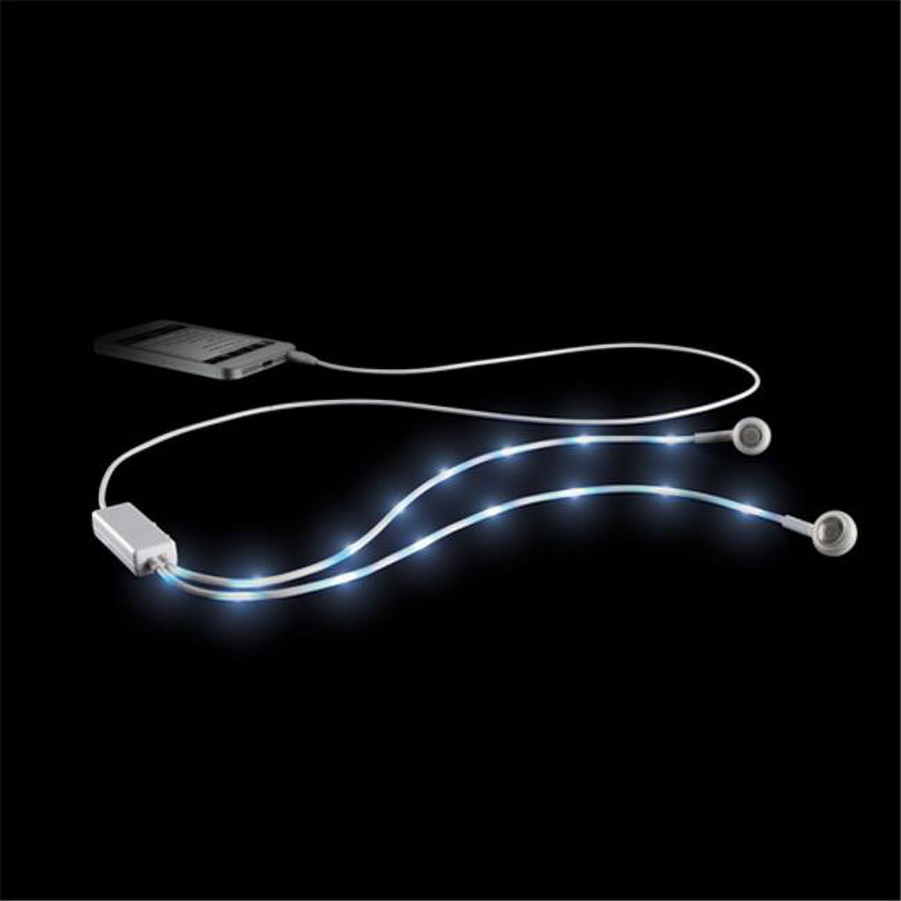 Music sync LED Light up Earbuds Handsfree Headphones, Blue - Walmart.com