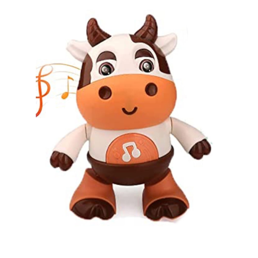 Musical Baby Cow Toys, New Dancing Baby Cow Toy with Music and LED ...