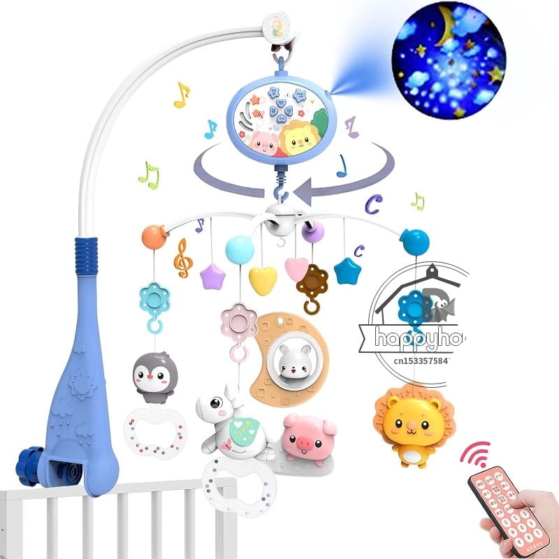 Musical Baby Crib Mobile with Lights Music Projection for Infants ...