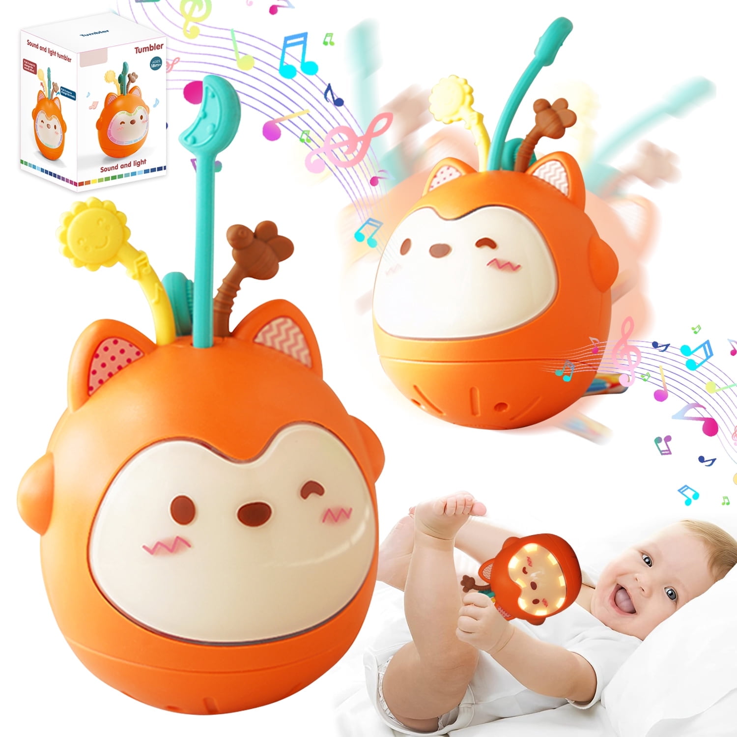 Montessori Learning Toys for Toddlers 1 2 3 Years Old, Musical Sensory ...