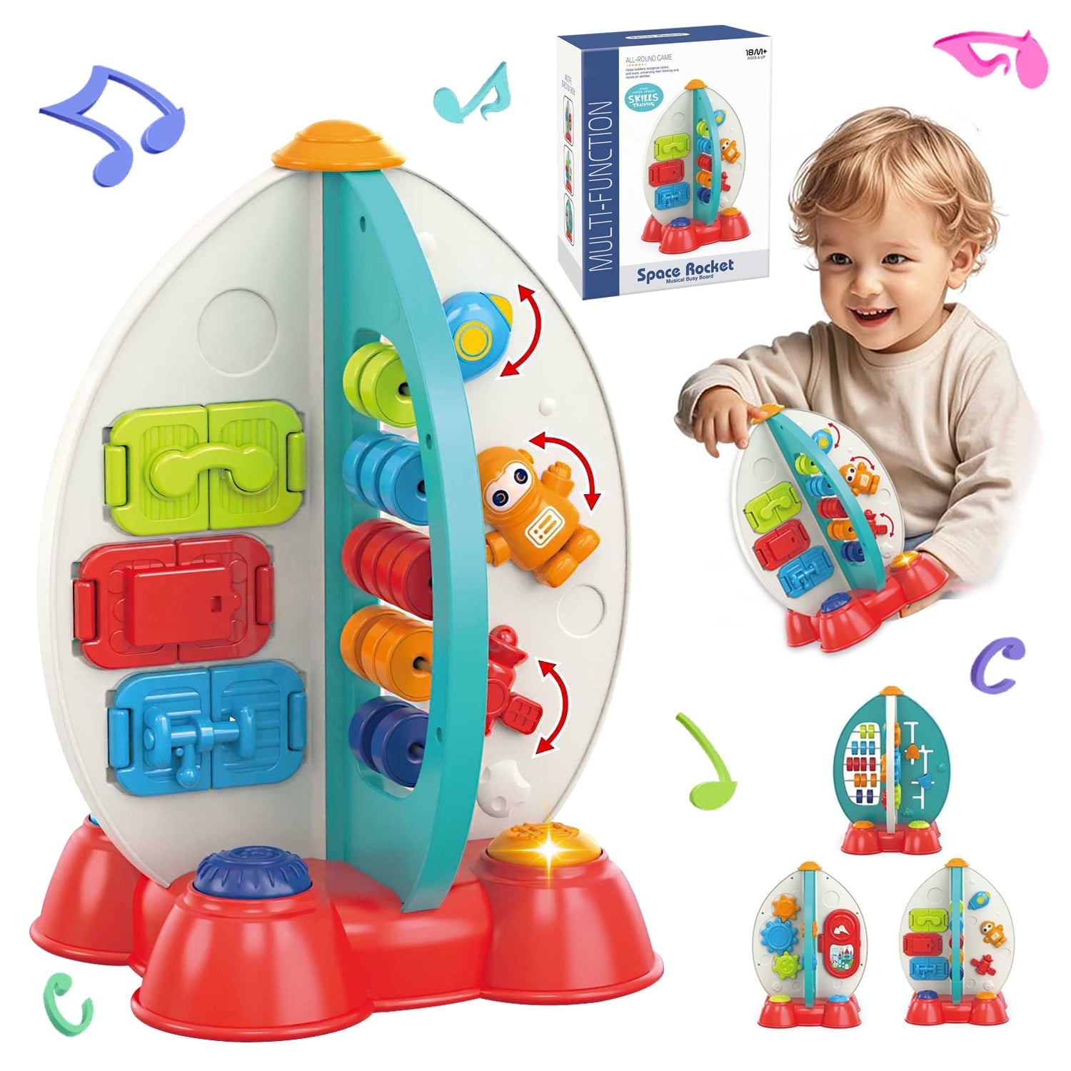 Montessori Toys for 1 Year Old, Learning Toys for Toddlers 1 3 Boys ...