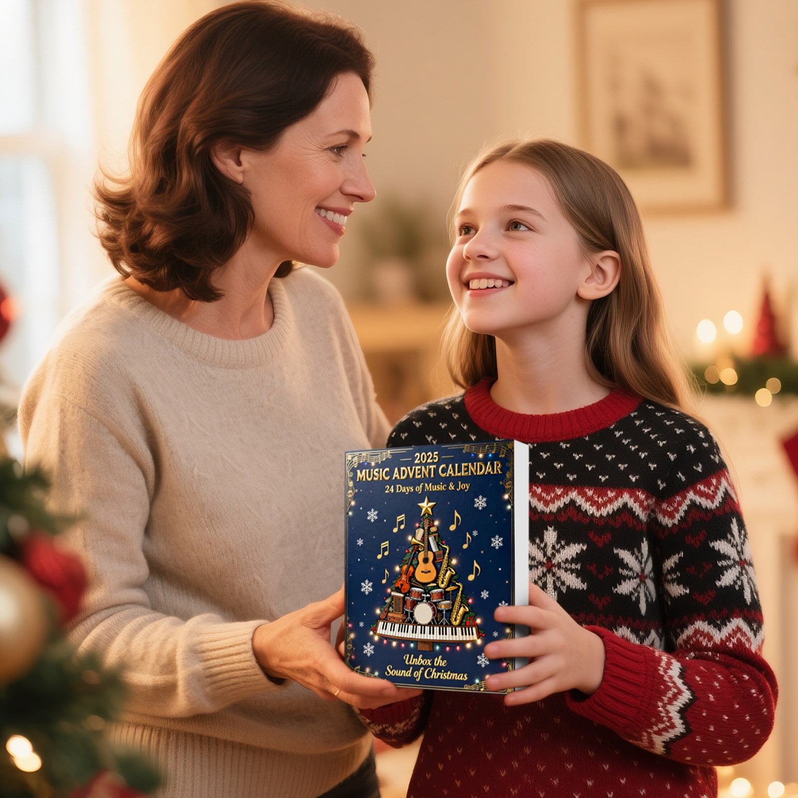 Musical Christmas Advent Calendar 2025, Stacked Musical Instrument 24 ...