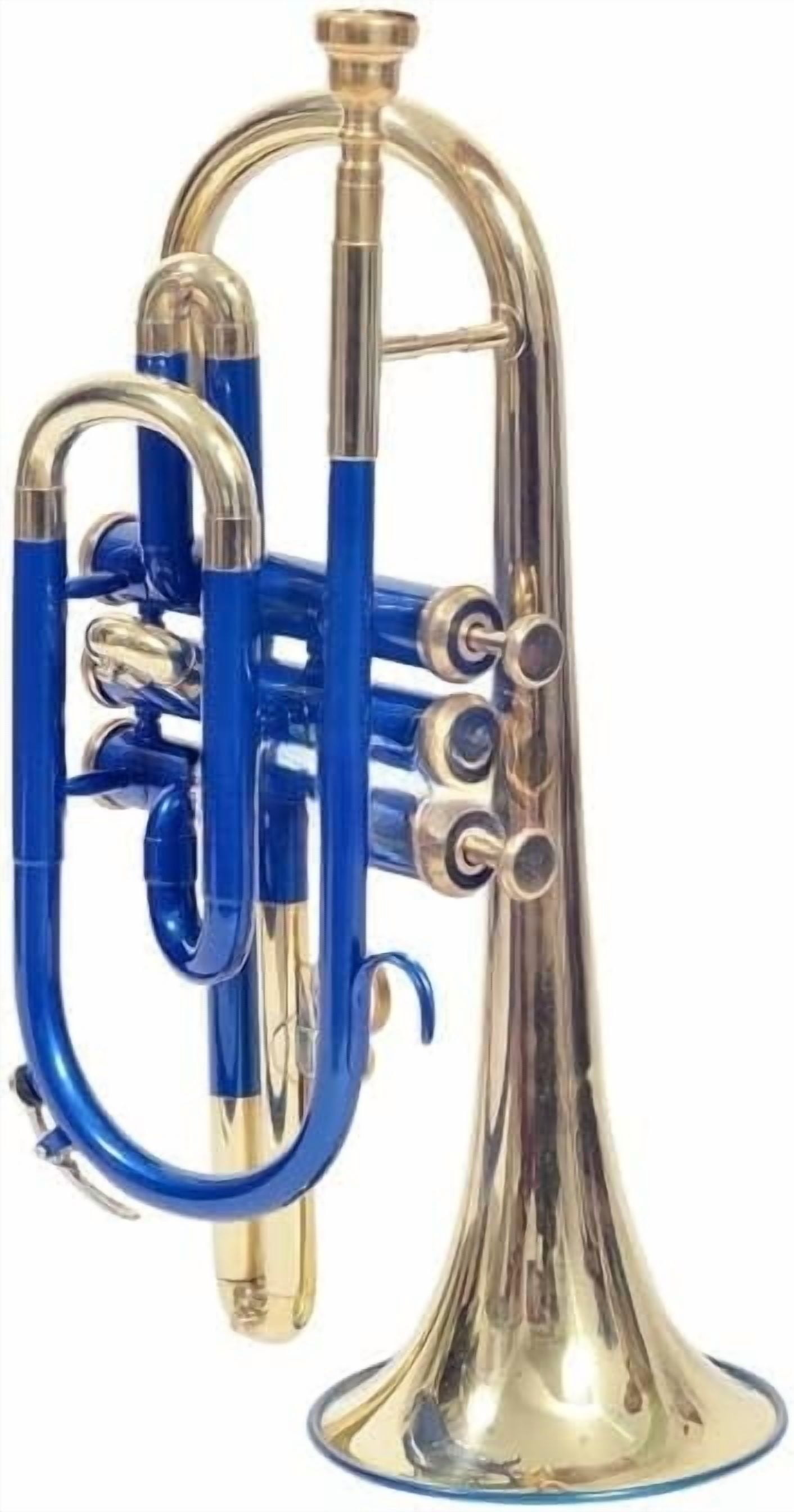 Musical Cornet Trumpet Bb Flat Professional Long Bell Cornet Mouthpiece ...