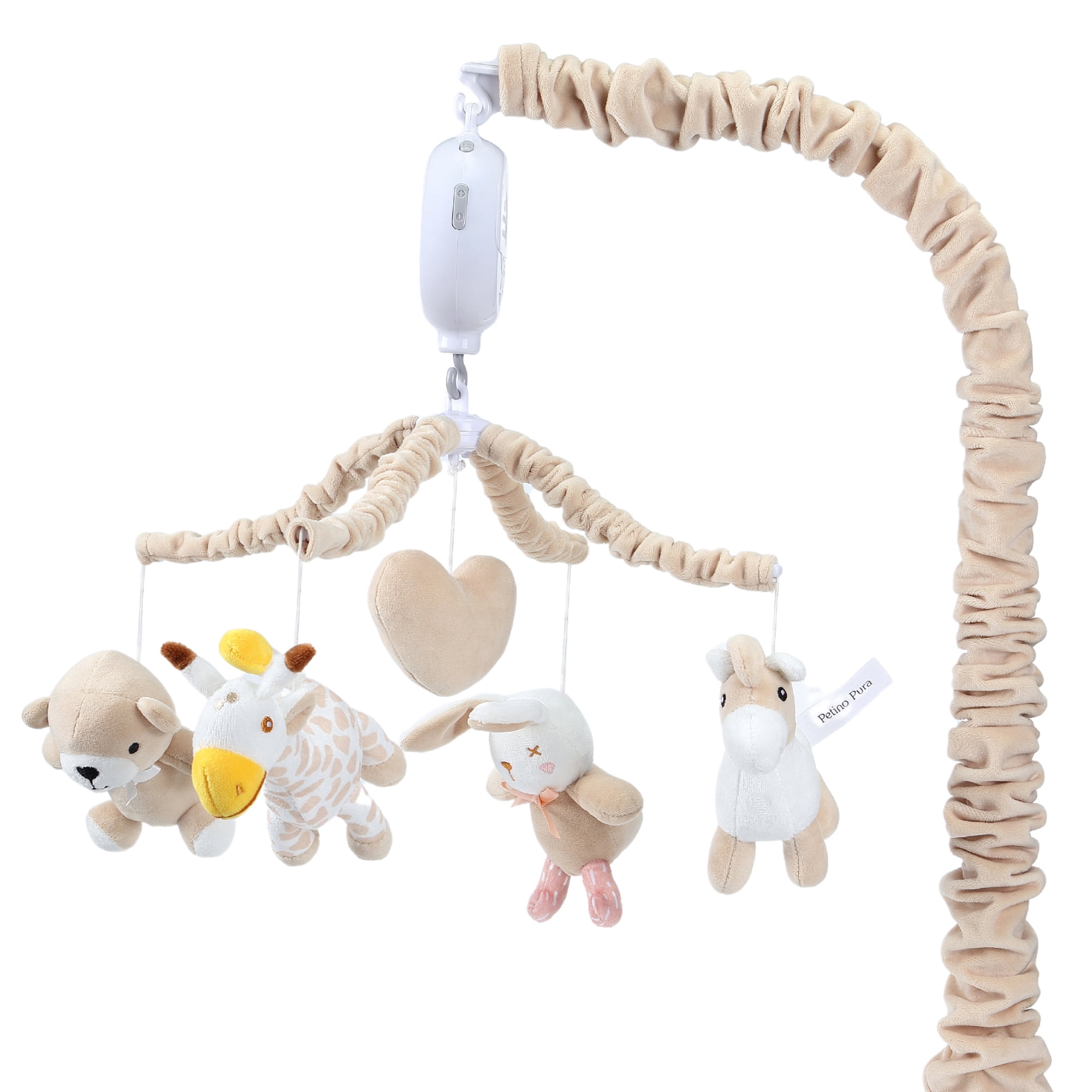 Musical Crib Mobile with 12 Lullabies, Rotating Arm and Detachable ...