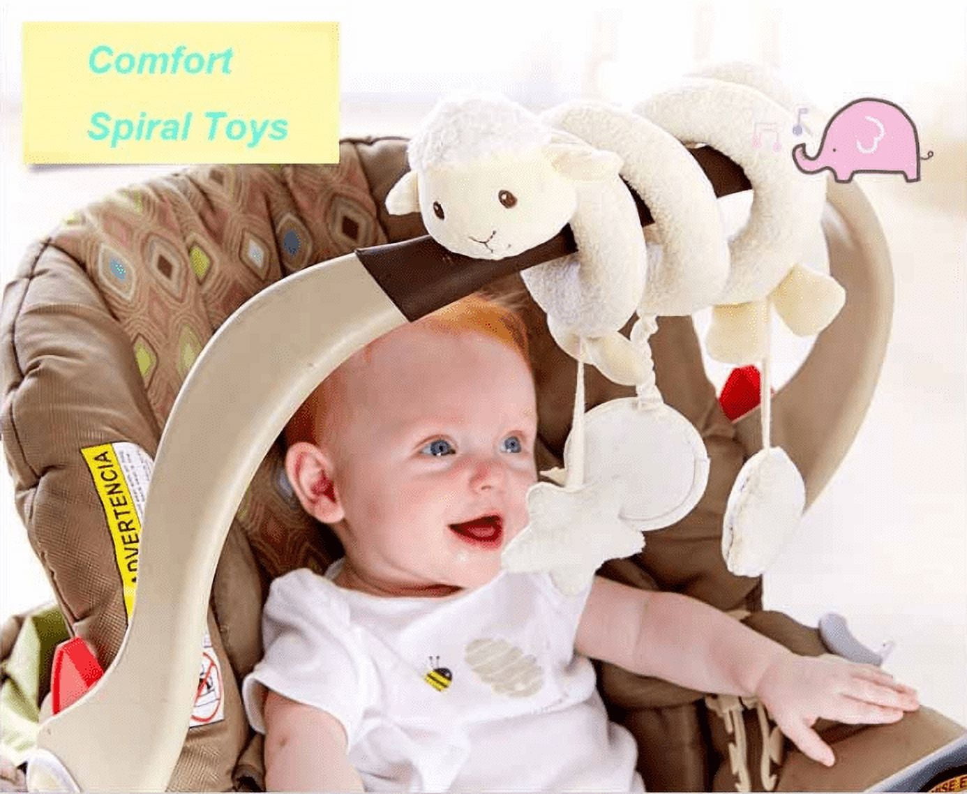 Musical Crib/Stroller Hanging Spiral Teether Baby Rattle Toys 0-12 ...