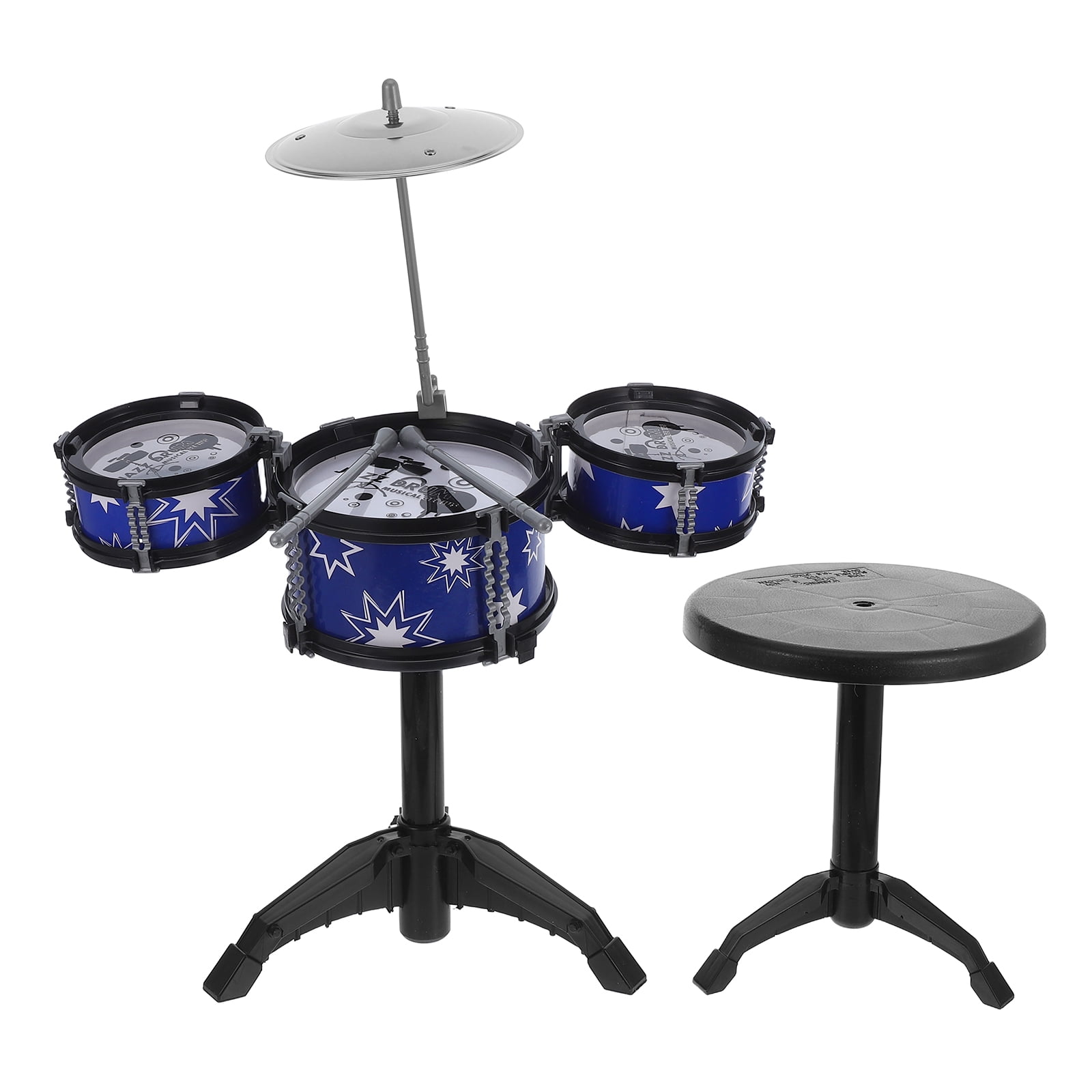 Musical Drum Kit,Kids Jazz Drum Set , 5-Piece Mini Drum Kit - Musical ...