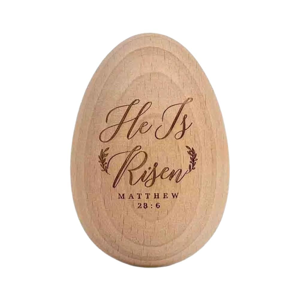Musical Easter Egg Shakers,Engraved Wooden Egg Shaker,Easter Basket ...