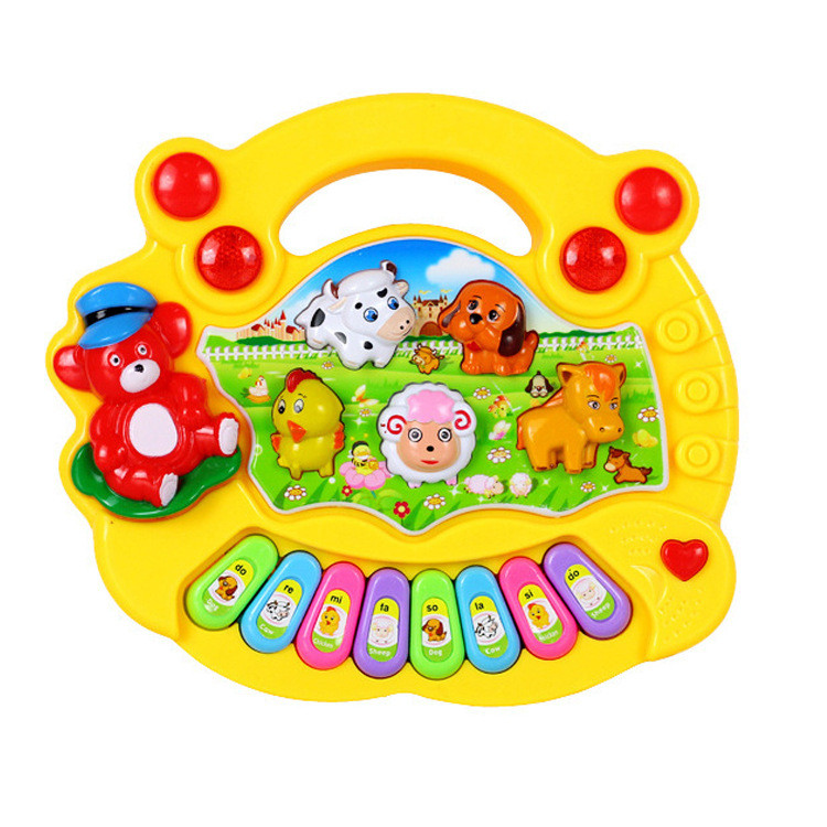 Musical Farm Piano Toy for Kids - Musical Educational Piano Toy, Baby ...