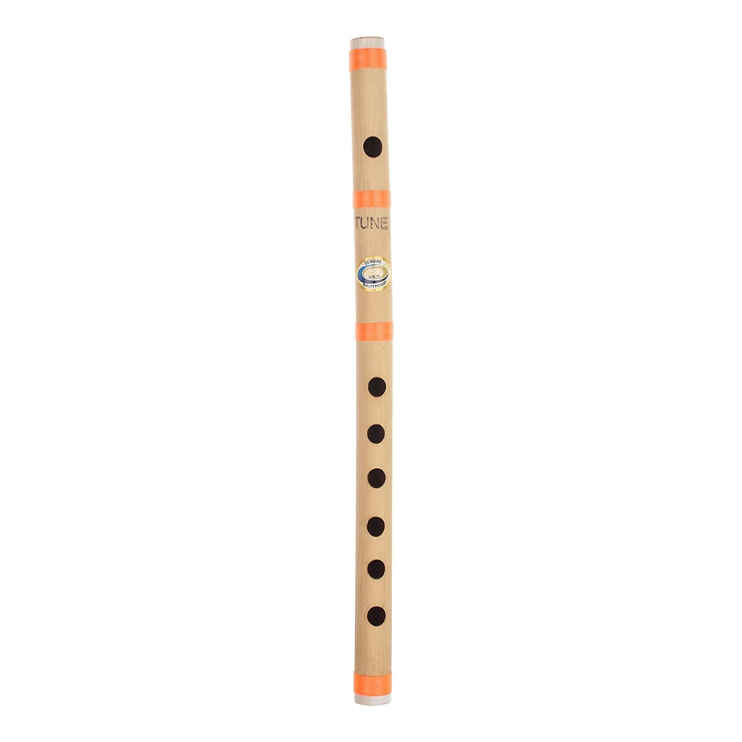 Musical Flutes Regular B Tune 6 Hole Bamboo Flute Bansuri - 14 Inch ...