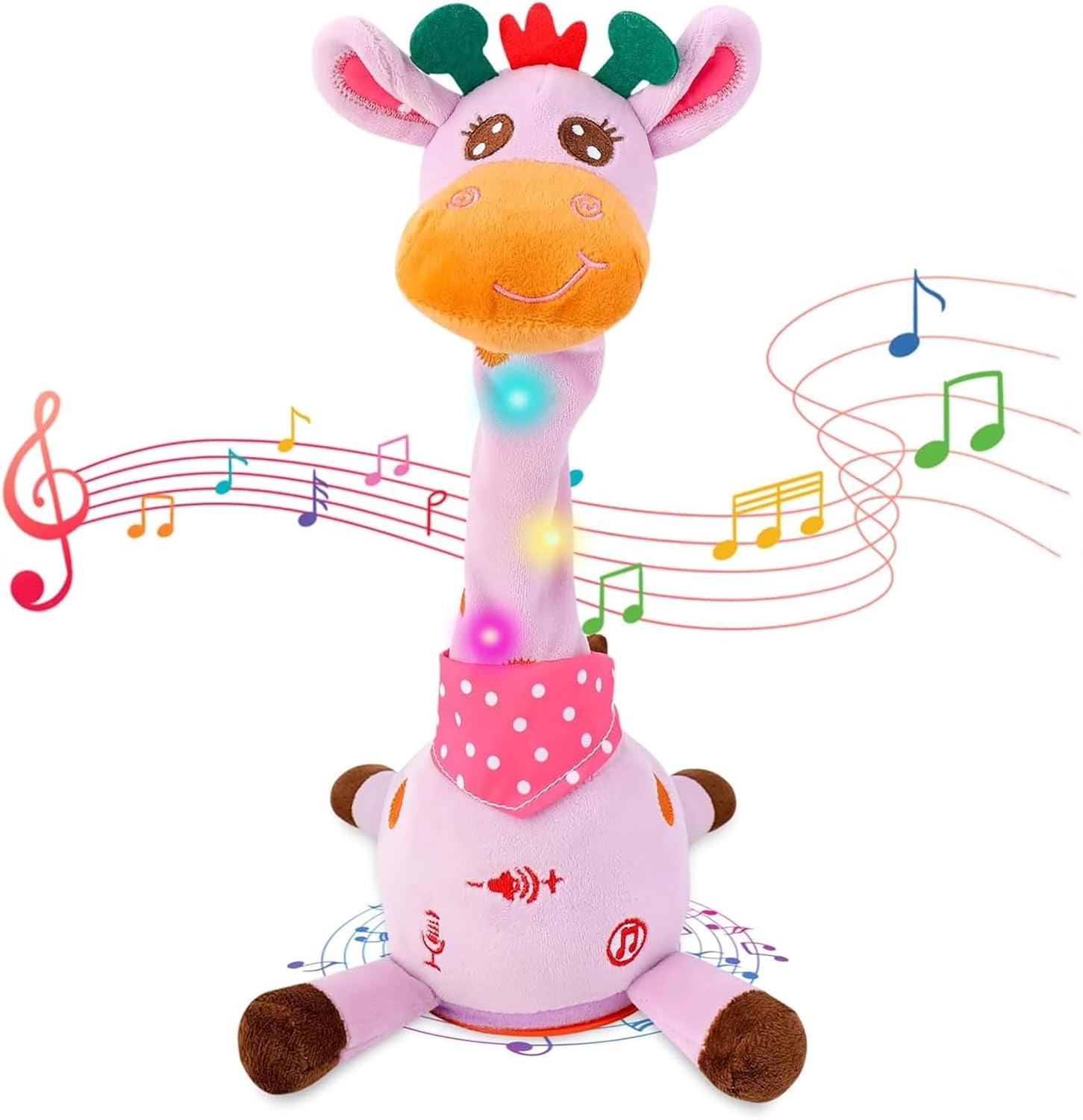 Musical Giraffe Toy, Dancing Giraffe Toy with Talking & Singing ...