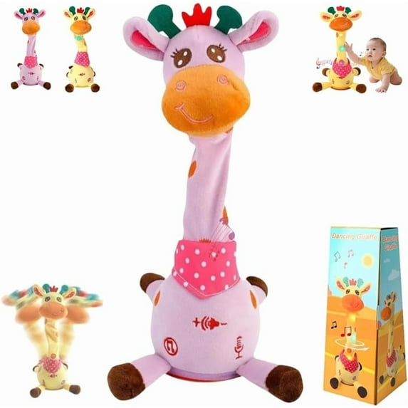 Musical Giraffe Toy - Rechargeable/Battery/Remote Control Options,Plush ...