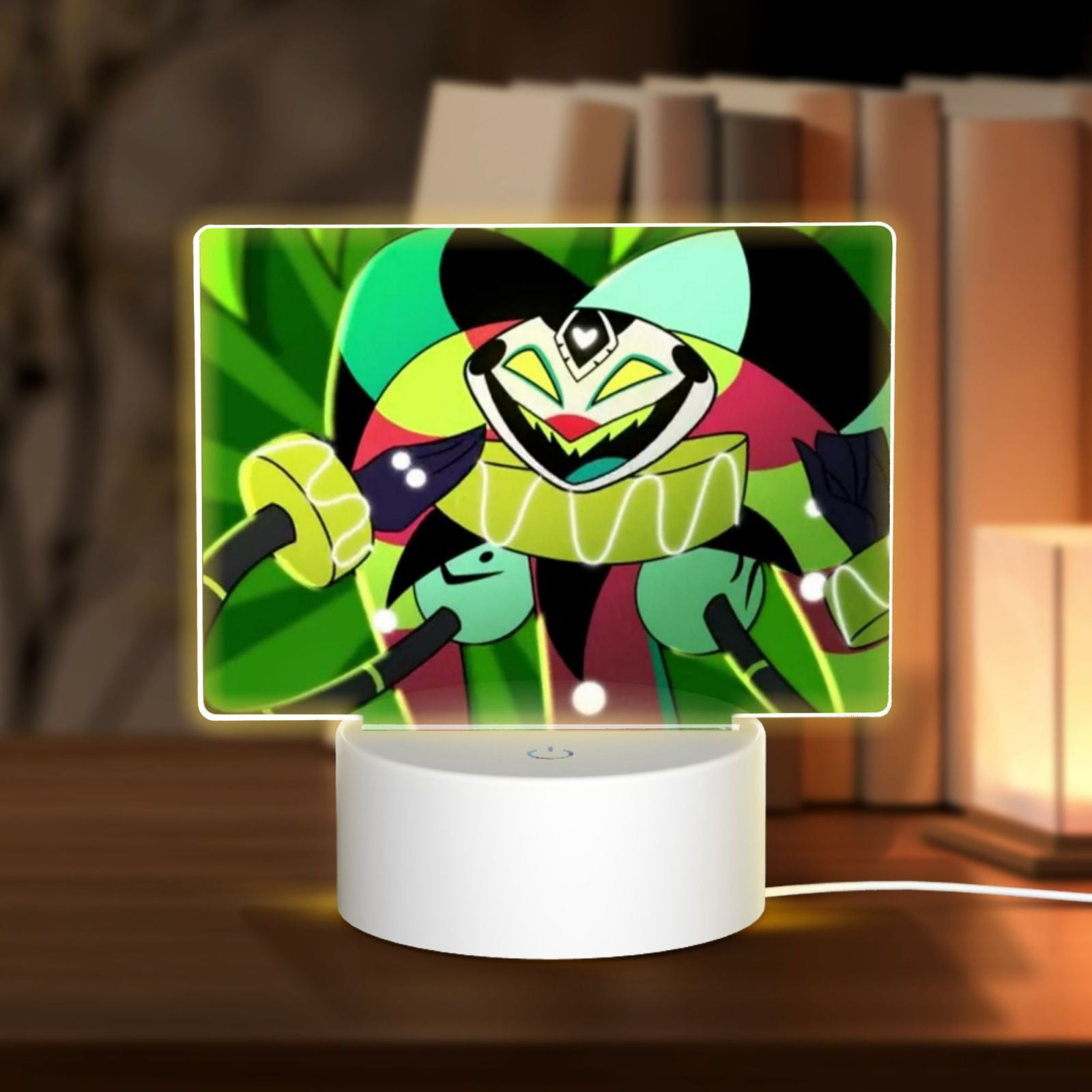 Musical Helluva Boss Rectangular Acrylic Night Light Adjustable 3 Light ...
