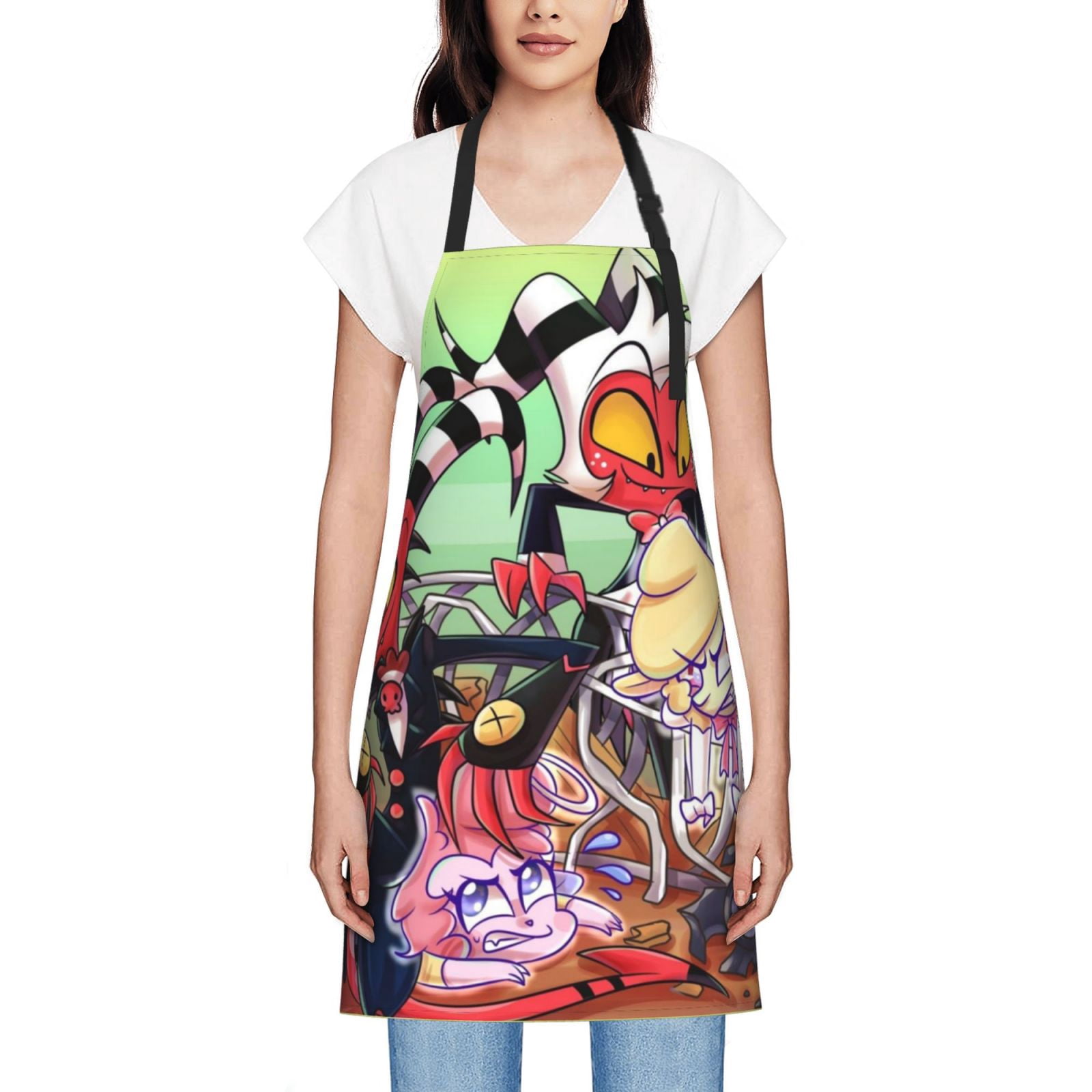 Musical Helluva Boss Waterproof Apron Home Decor For Kitchen/Cooking ...