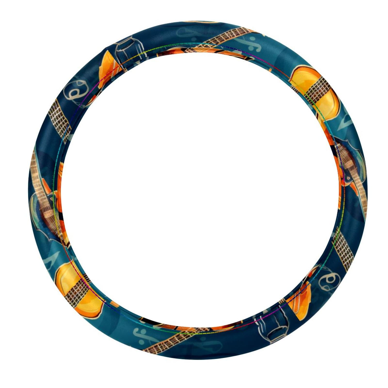 Musical Instrument 14.5 Inch Printed PVC Leather Car Wheel Cover ...
