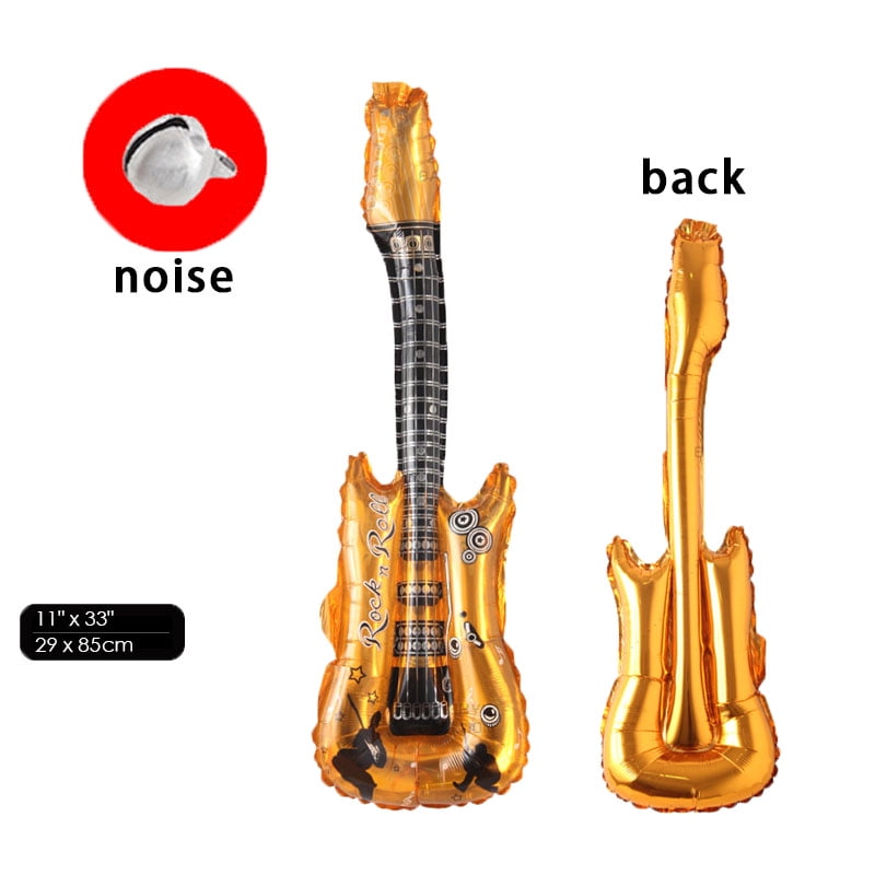 Musical Instrument Ballons Guitar 70s 80s 90s Disco Hip Hop Party ...