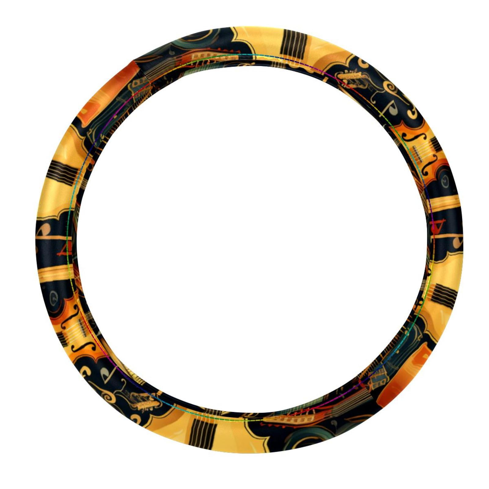 Musical Instrument Car Wheel Cover, Steering Wheel Cover, Car Wheel ...