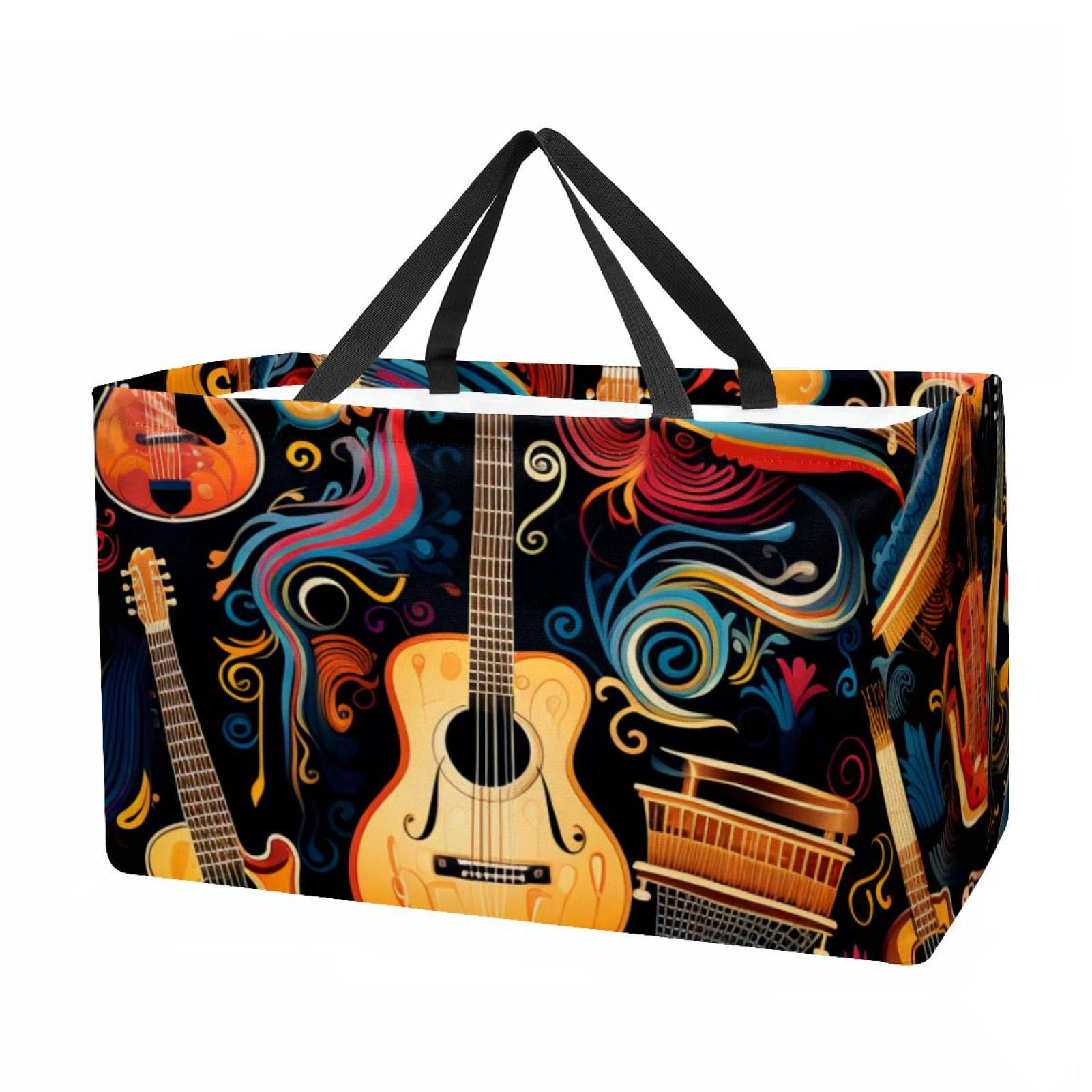 Musical Instrument Collapsible Oxford Cloth Storage Bin: Reusable ...