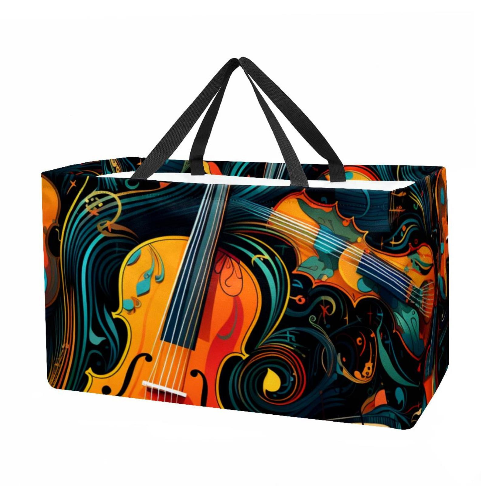 Musical Instrument Collapsible Oxford Cloth Storage Bins Toy Basket ...