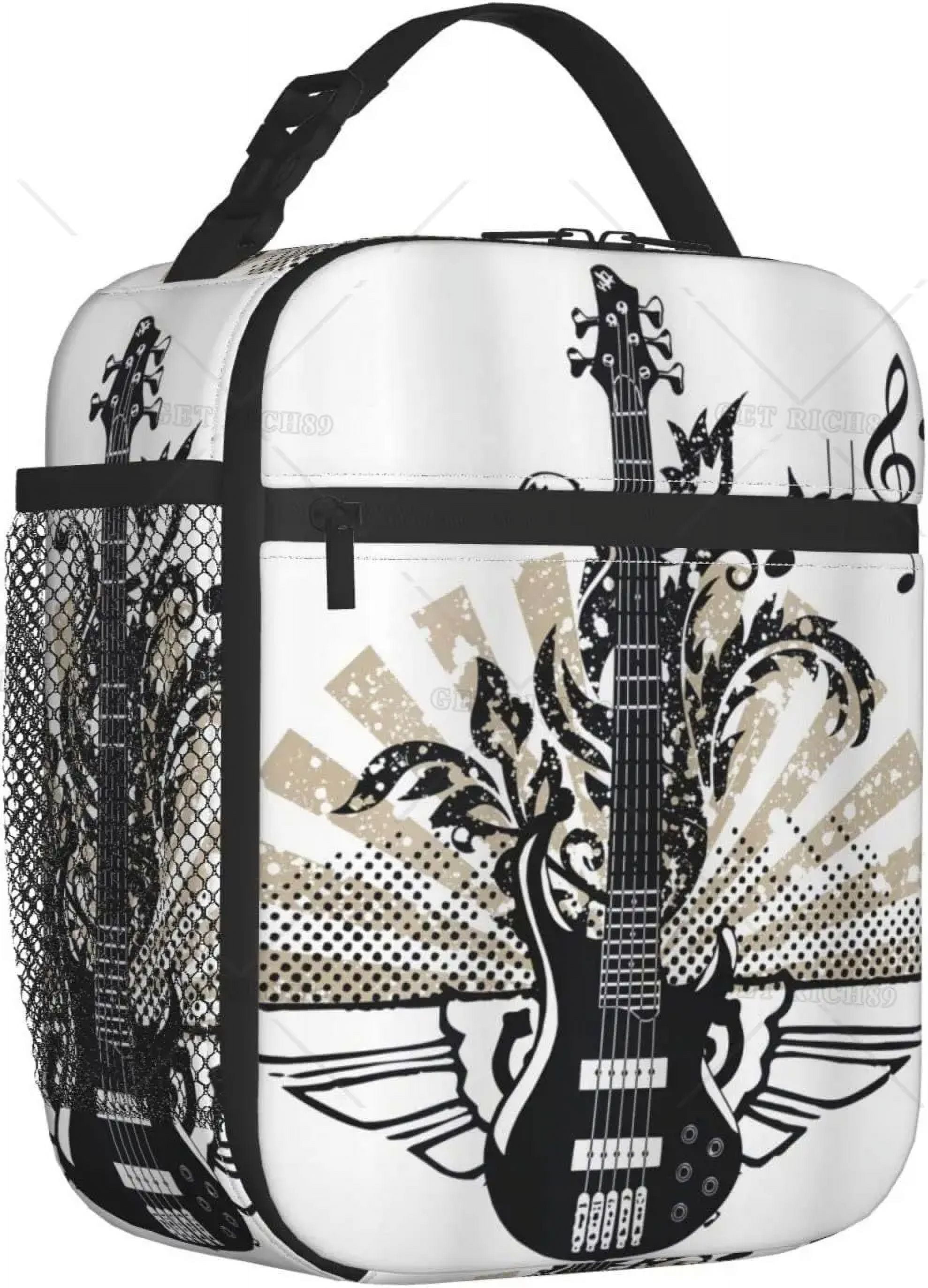Musical Instrument Drum Set Insulated Lunch Box Portable Lunch Bag ...