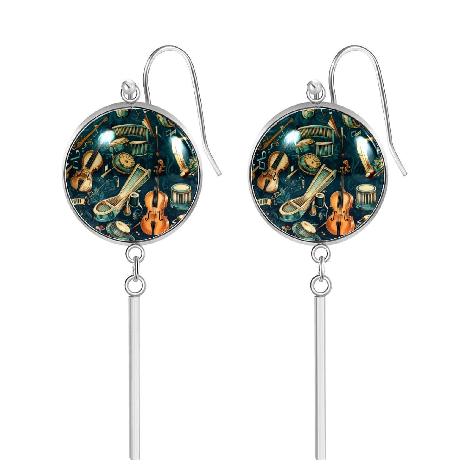 Musical Instrument Earrings and Pendants Set: Showcase Your Personality ...