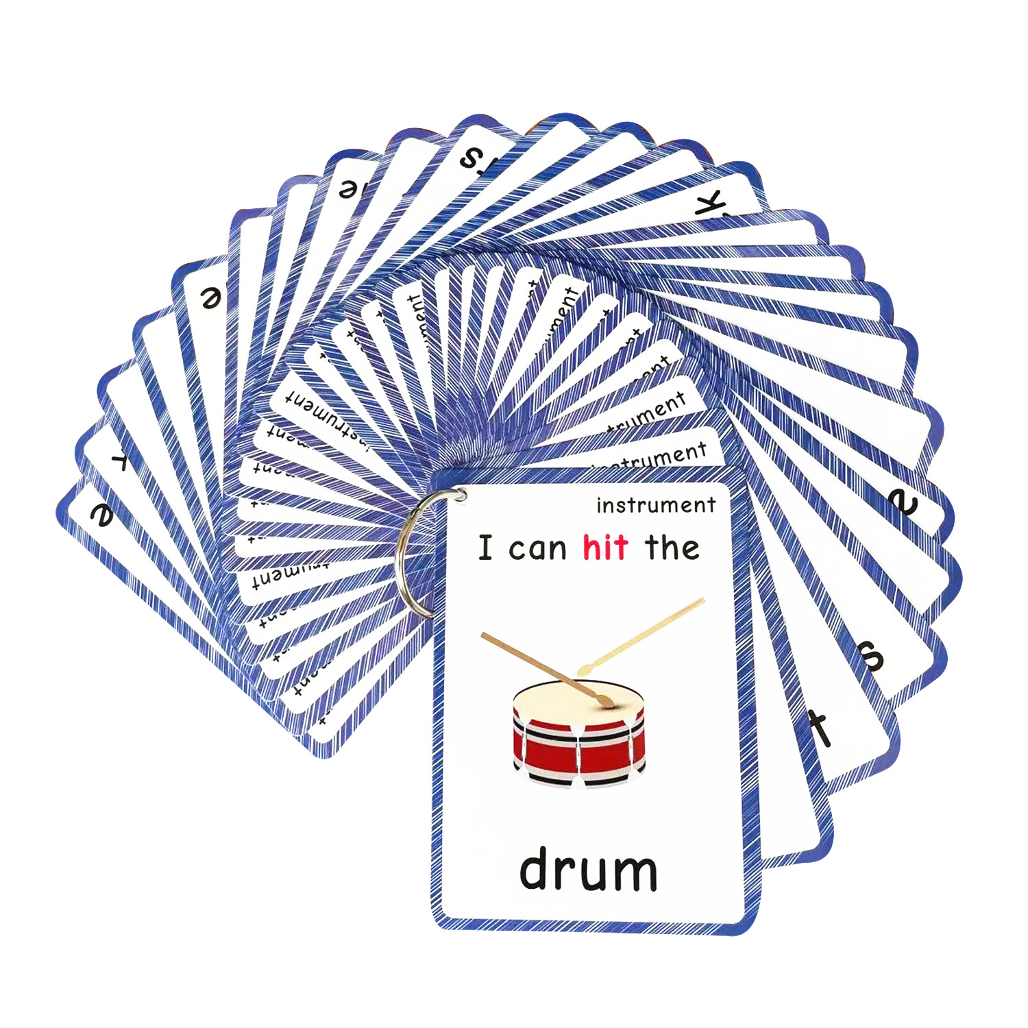 Musical Instrument Flash Cards | Learning Toys Flashcards for Children ...