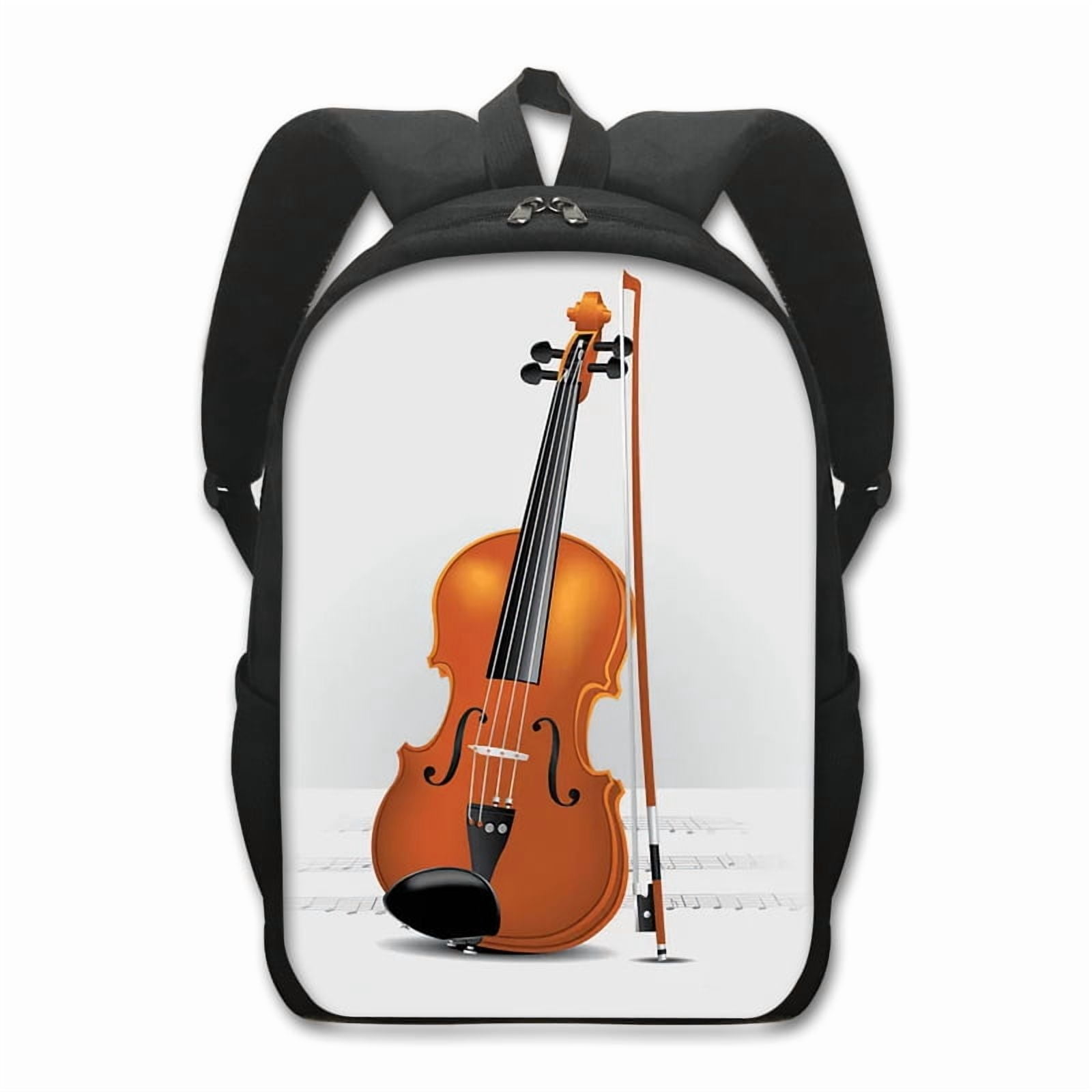 Musical Instrument Guitar / Violoncello / Violin Backpack Music Note ...