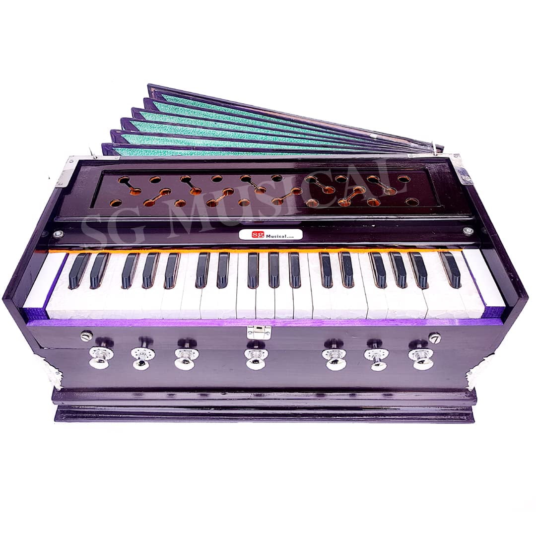 Musical Instrument Harmonium - 7 Stopper (5 Stops 2 Drones), 3 1/4 ...