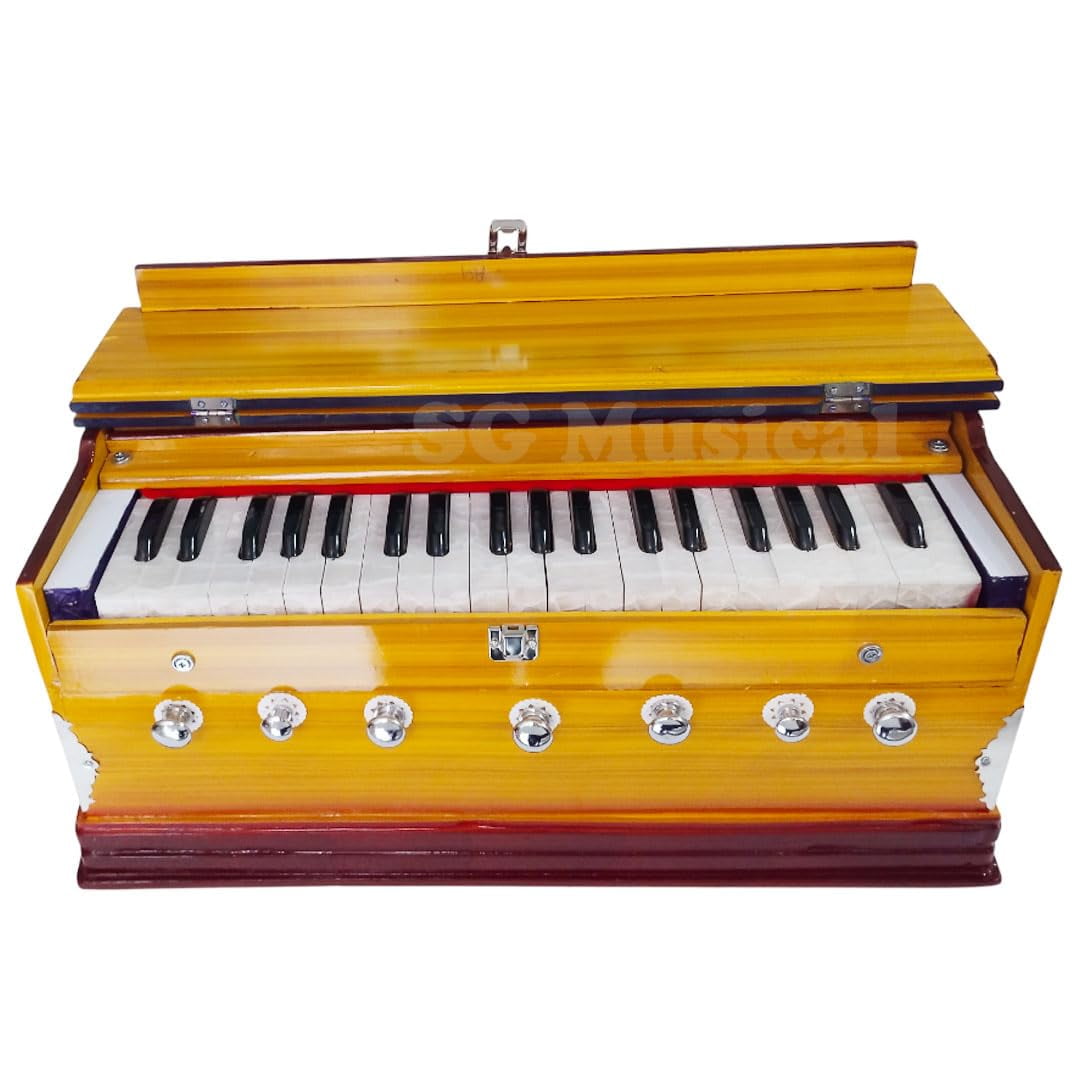 Musical Instrument Harmonium For Beginners & Kids - 7 Stopper, 39 Keys ...