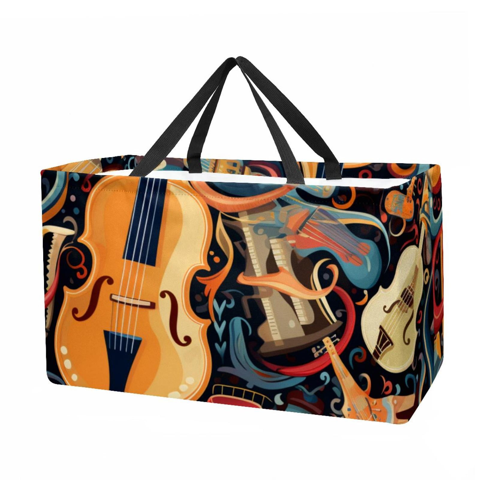 Musical Instrument Large Capacity Reusable Foldable Laundry Bag ...