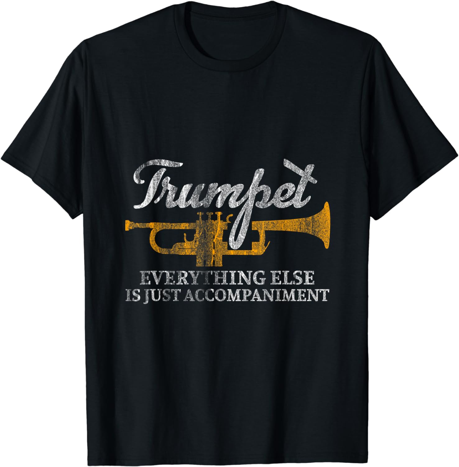 Musical Instrument Marching Band Jazz Music Trumpet T-Shirt - Walmart.com