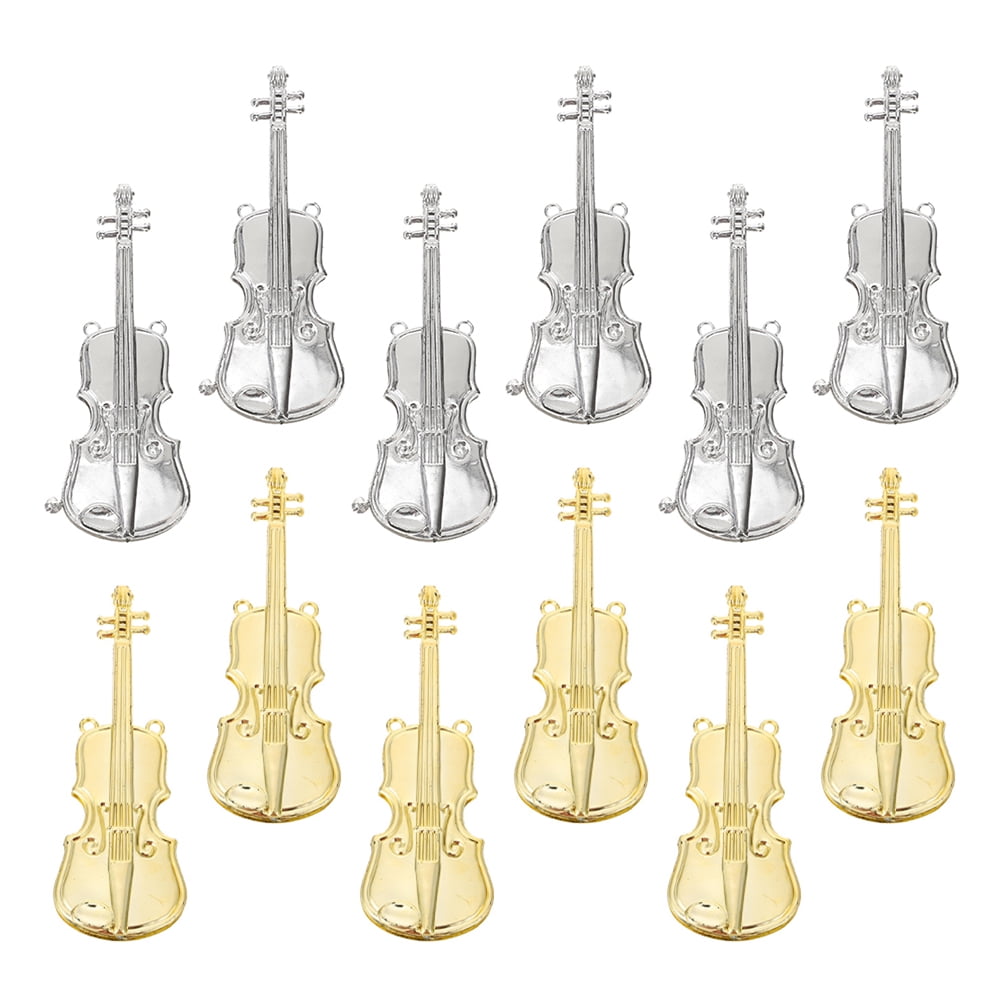 ifundom 12Pcs Christmas Instrument Pendants Assorted Colors for Holiday ...