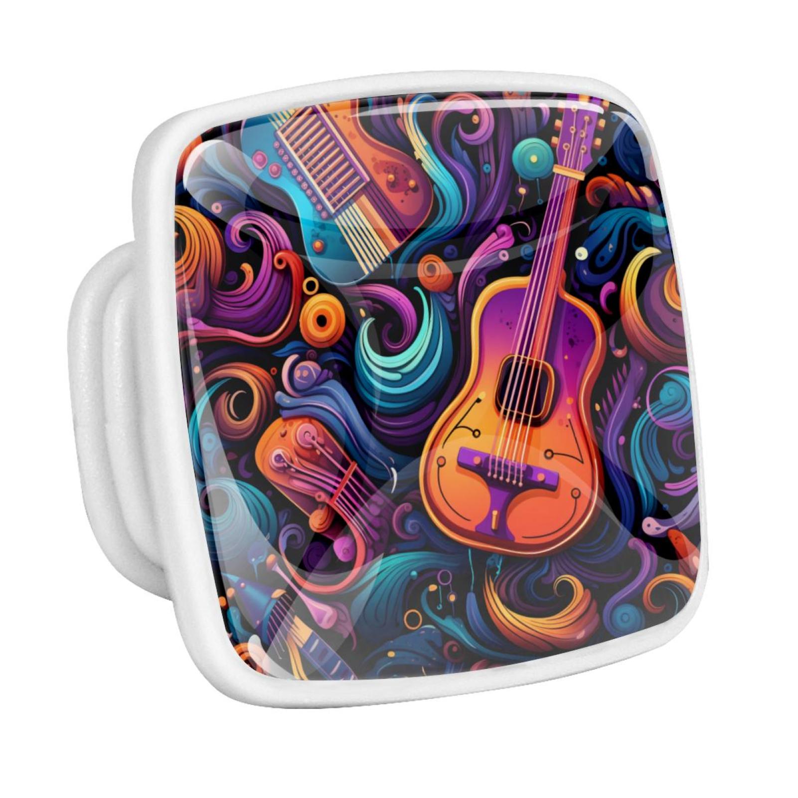 Musical Instrument Music Fluorescent Drawer Pulls with Screws Square 4 ...