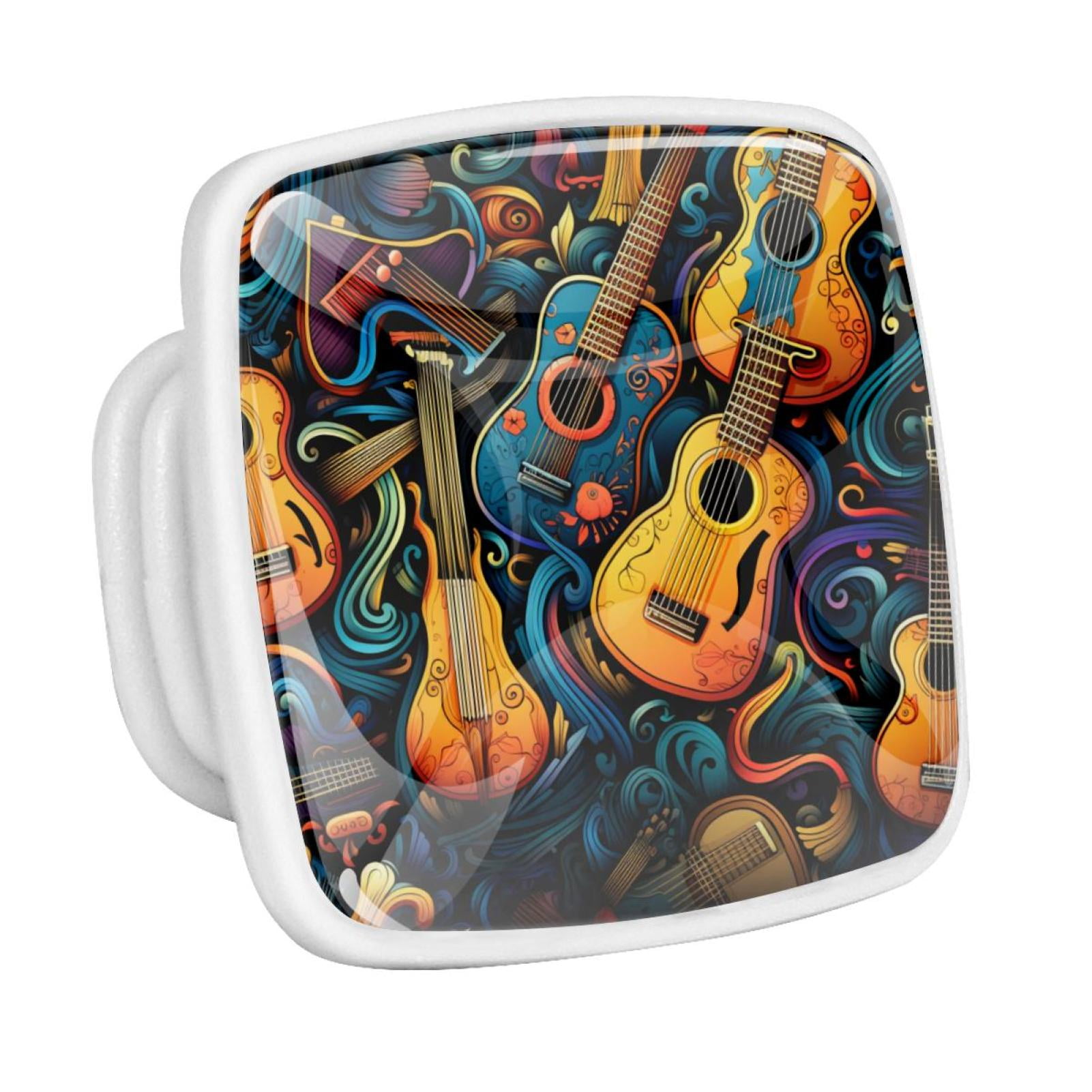 Musical Instrument Music Fluorescent Drawer Pulls with Screws Square 4 ...