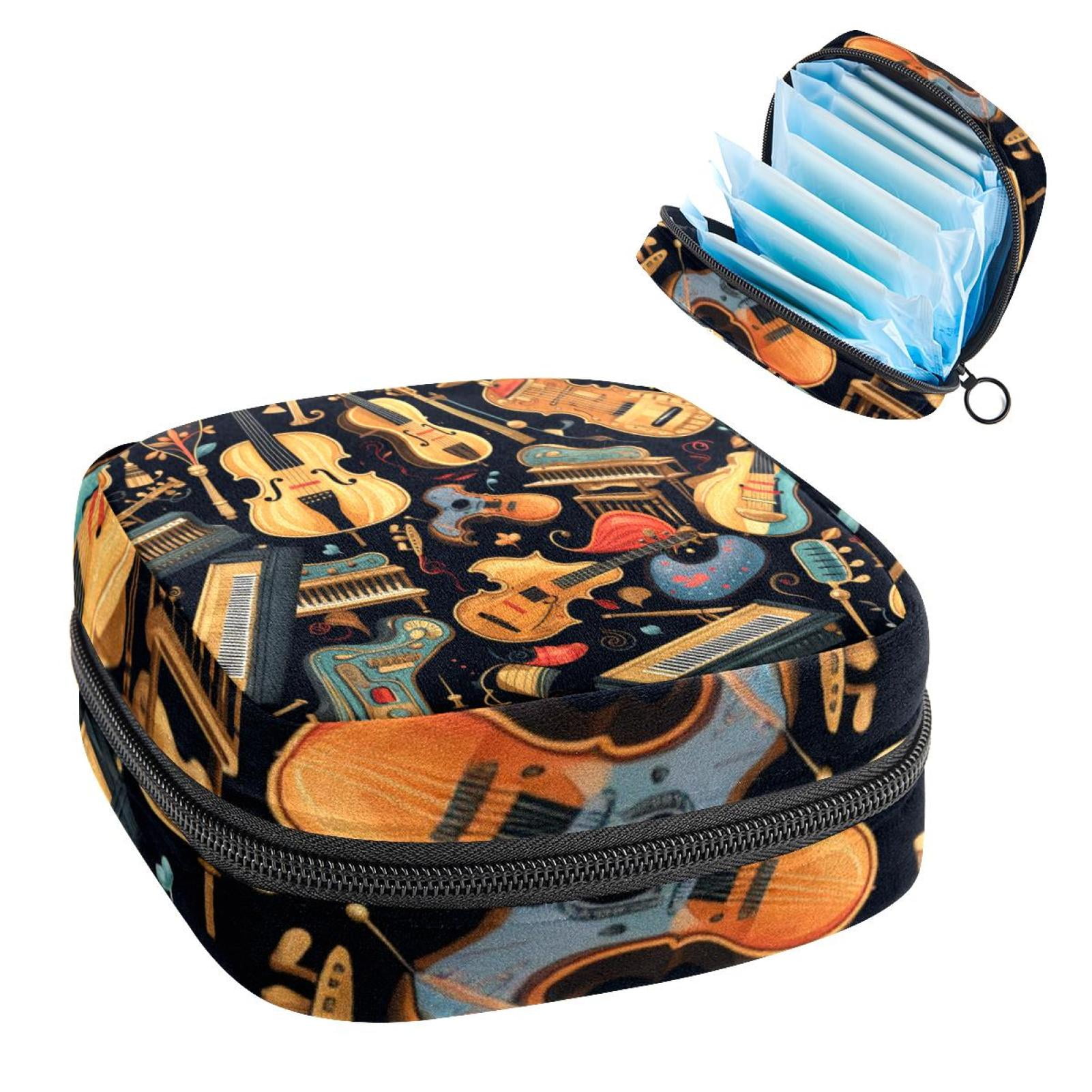 Musical Instrument Pad Bag Storage Organizer Pouch for Menstrual ...