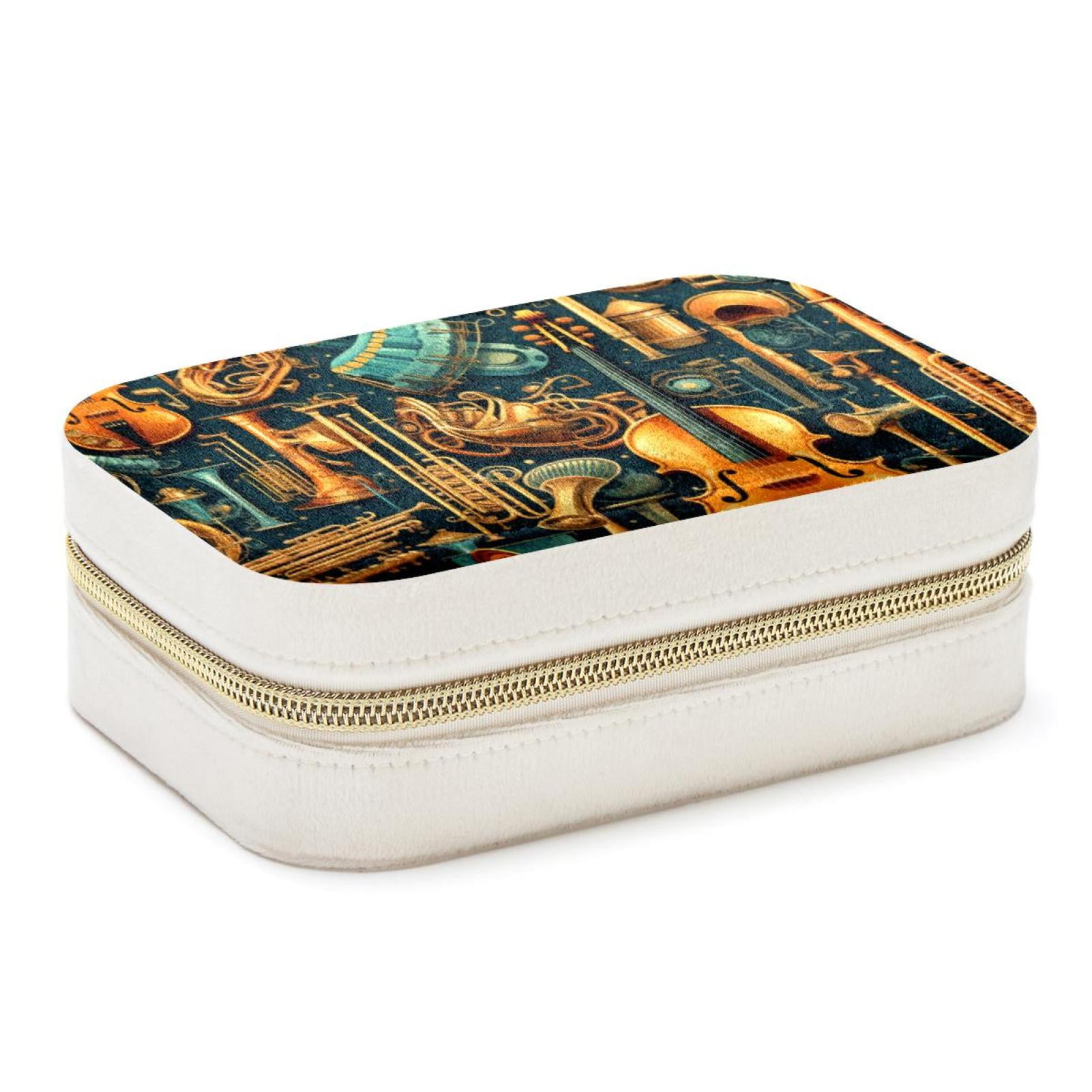 Musical Instrument Portable Velvet Travel Organizer with Removable ...