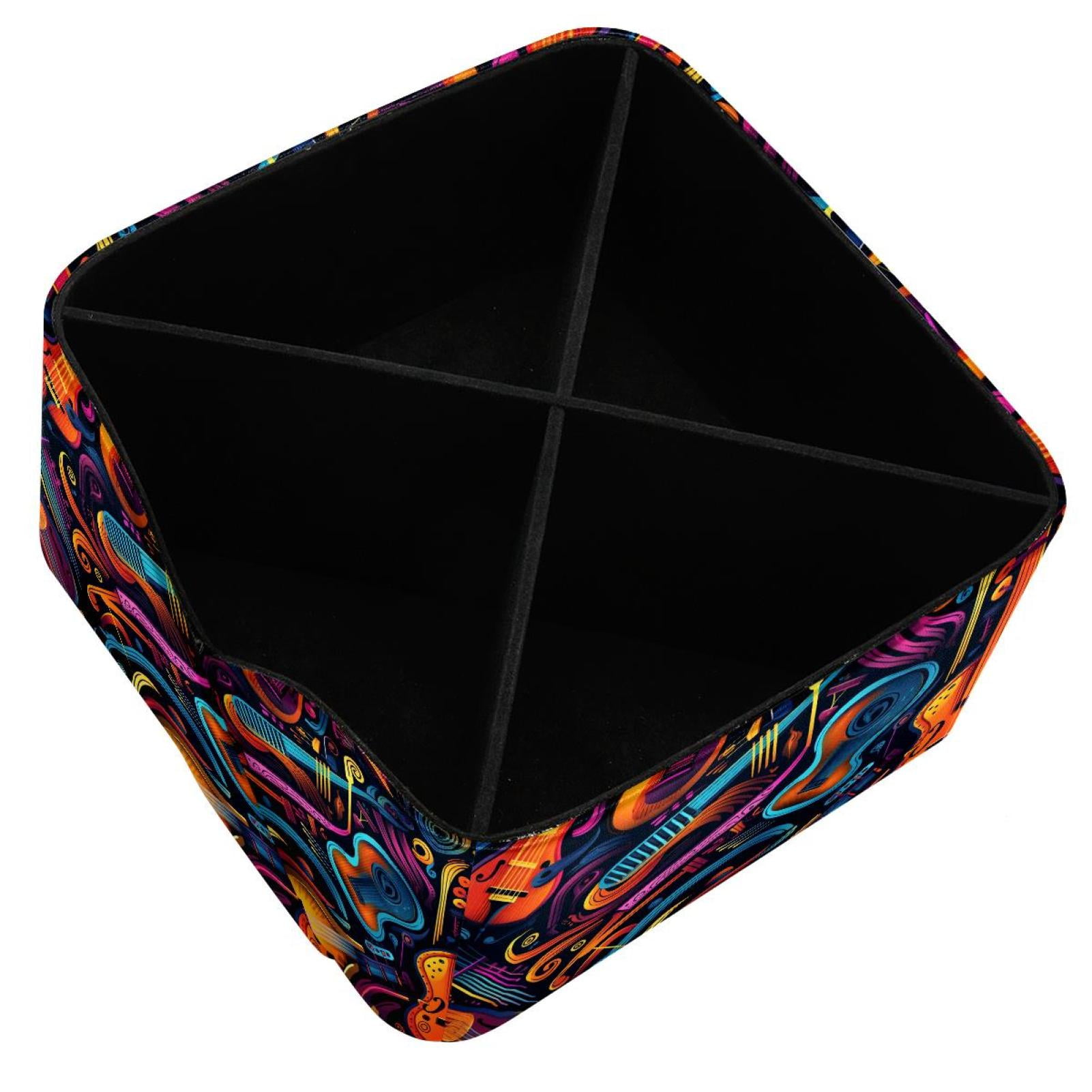 Musical Instrument Square Pen Organizer with 4 Compartments, Removable ...