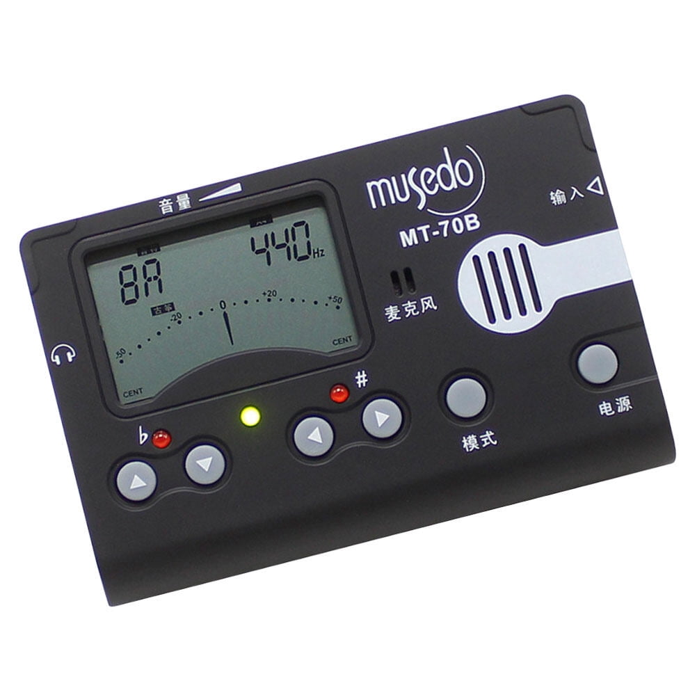 Musical Instrument Supplies Pitch Pipe Instruments Guitar Tuner Black ...