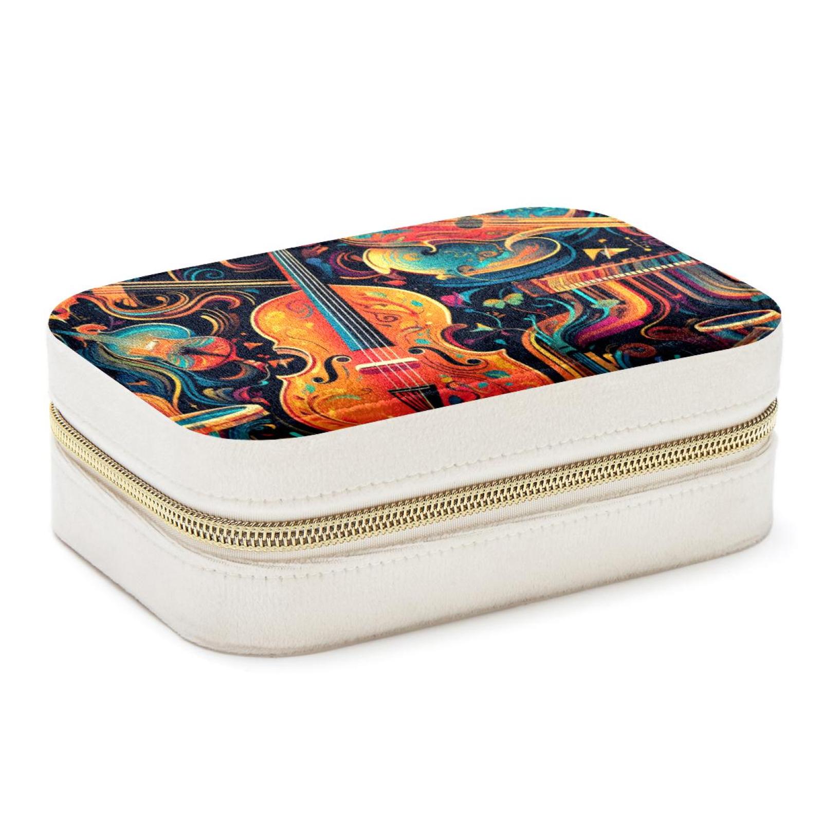 Musical Instrument Velvet Portable Jewelry Stand with Removable ...