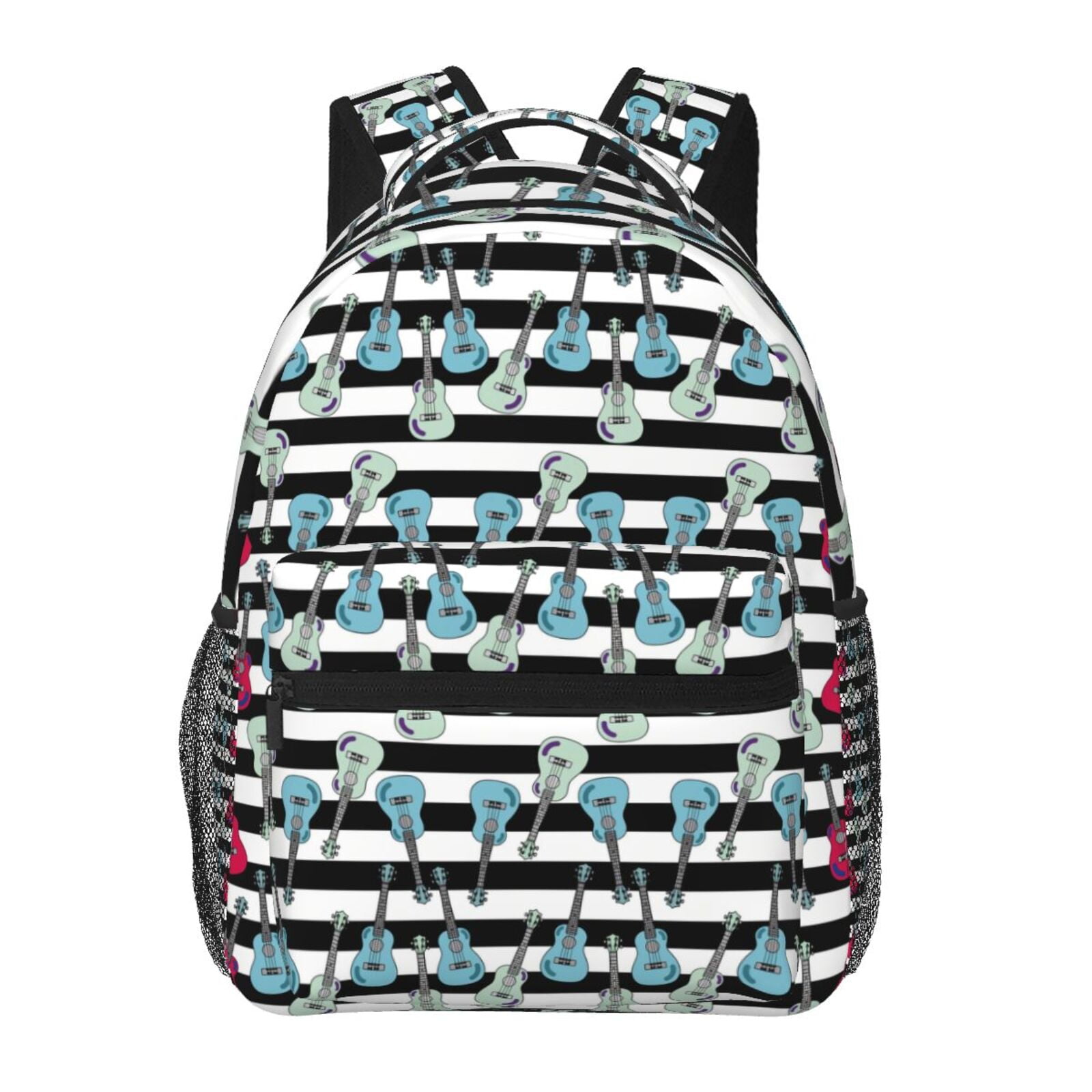 Musical Instrument of Ukulele Pattern Backpack for Men Women Laptop ...