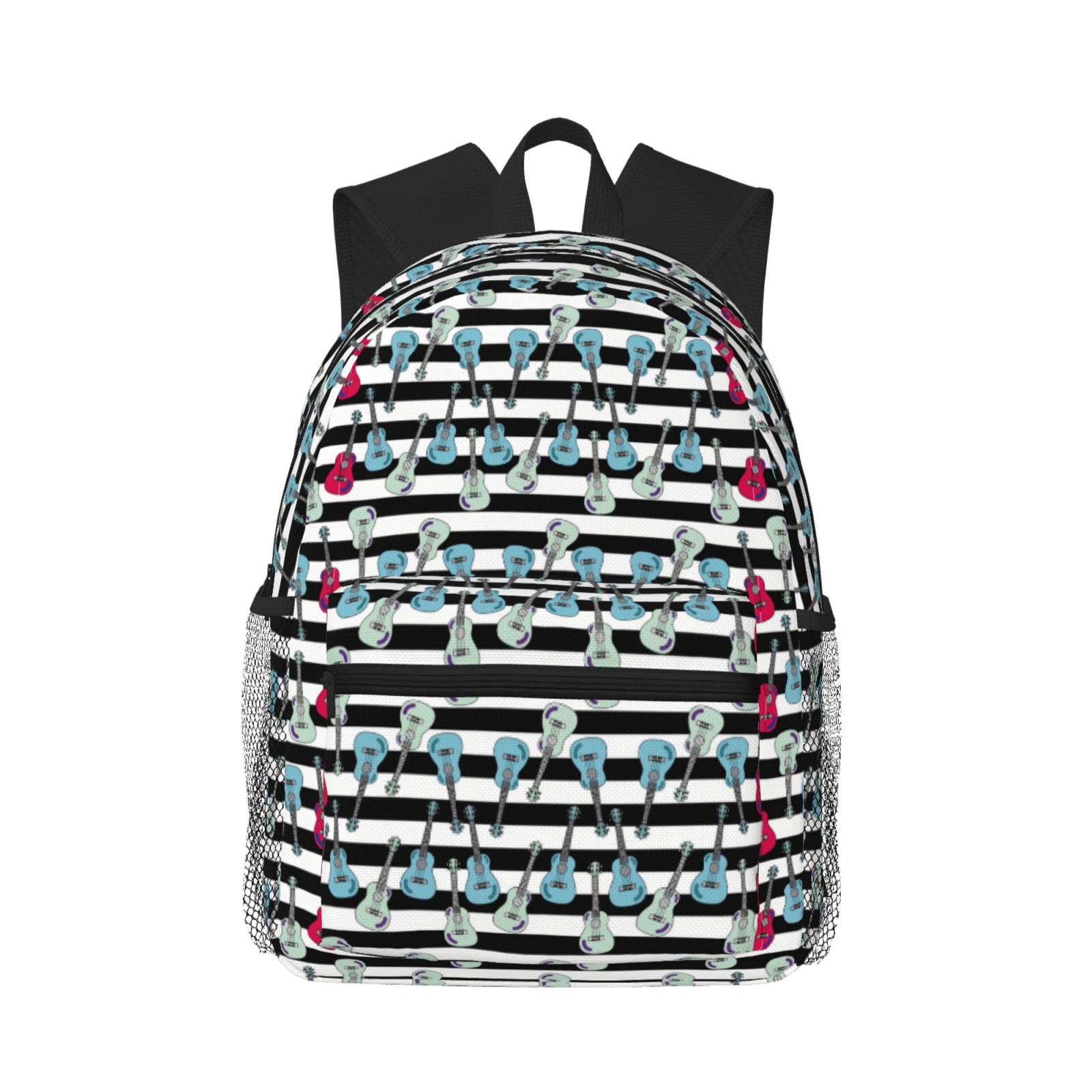 Musical Instrument of Ukulele Pattern Backpack for Men Women Laptop ...