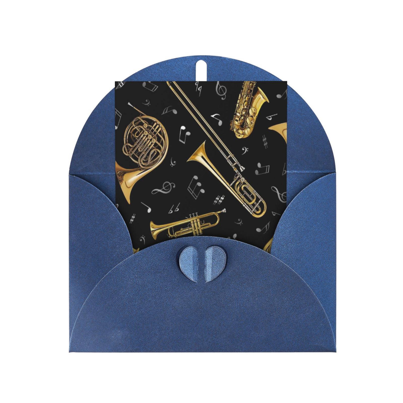 Musical Instruments Birthday Cards Blank Cards Greeting Card With ...